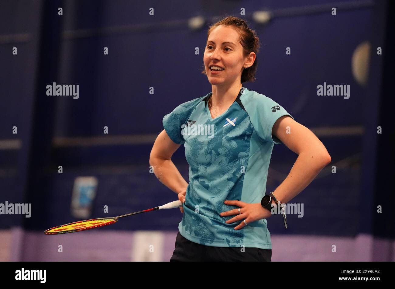 Team GB's Kirsty Gilmour during the Team GB Paris 2024 Badminton team ...