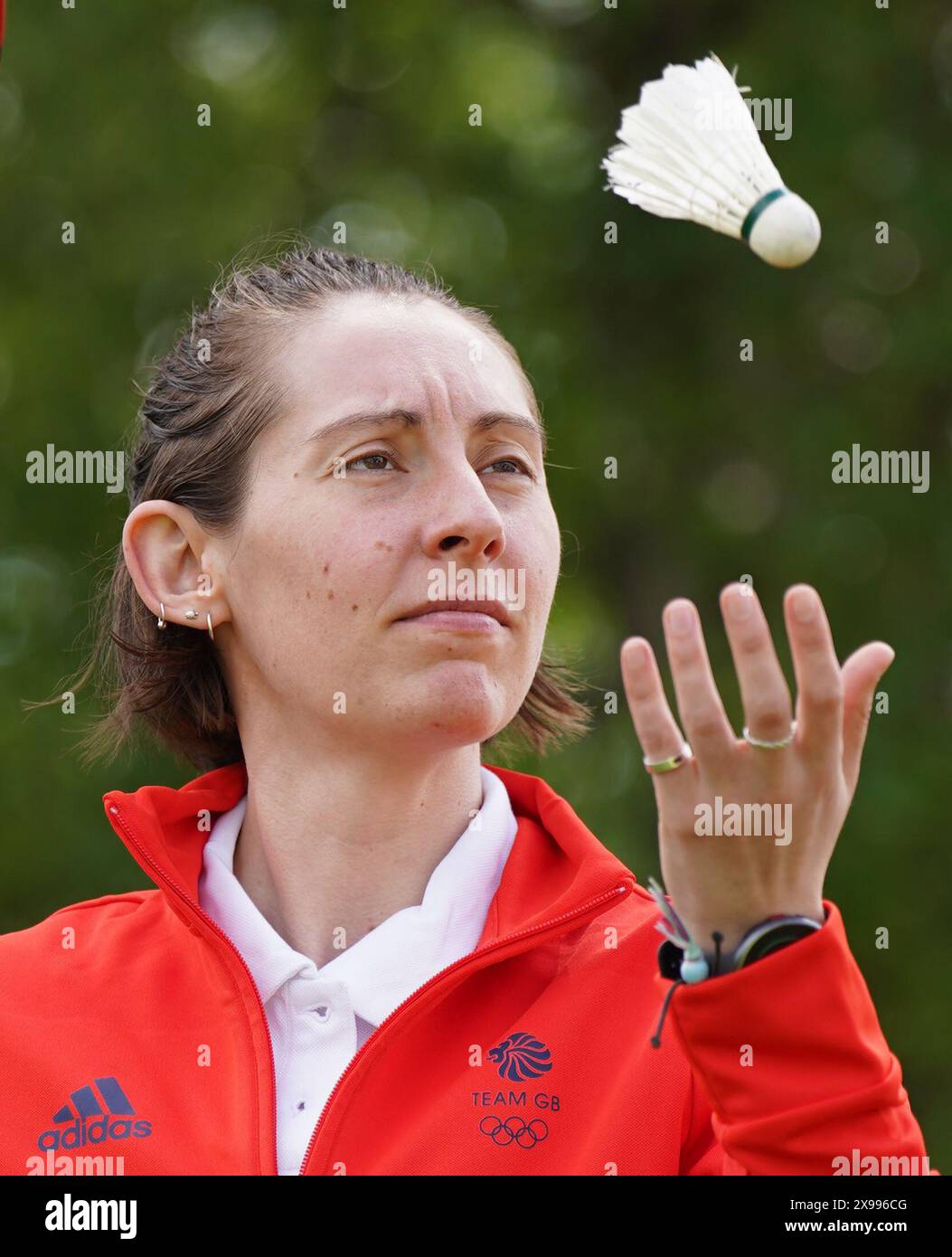 Team GB's Kirsty Gilmour during the Team GB Paris 2024 Badminton team ...