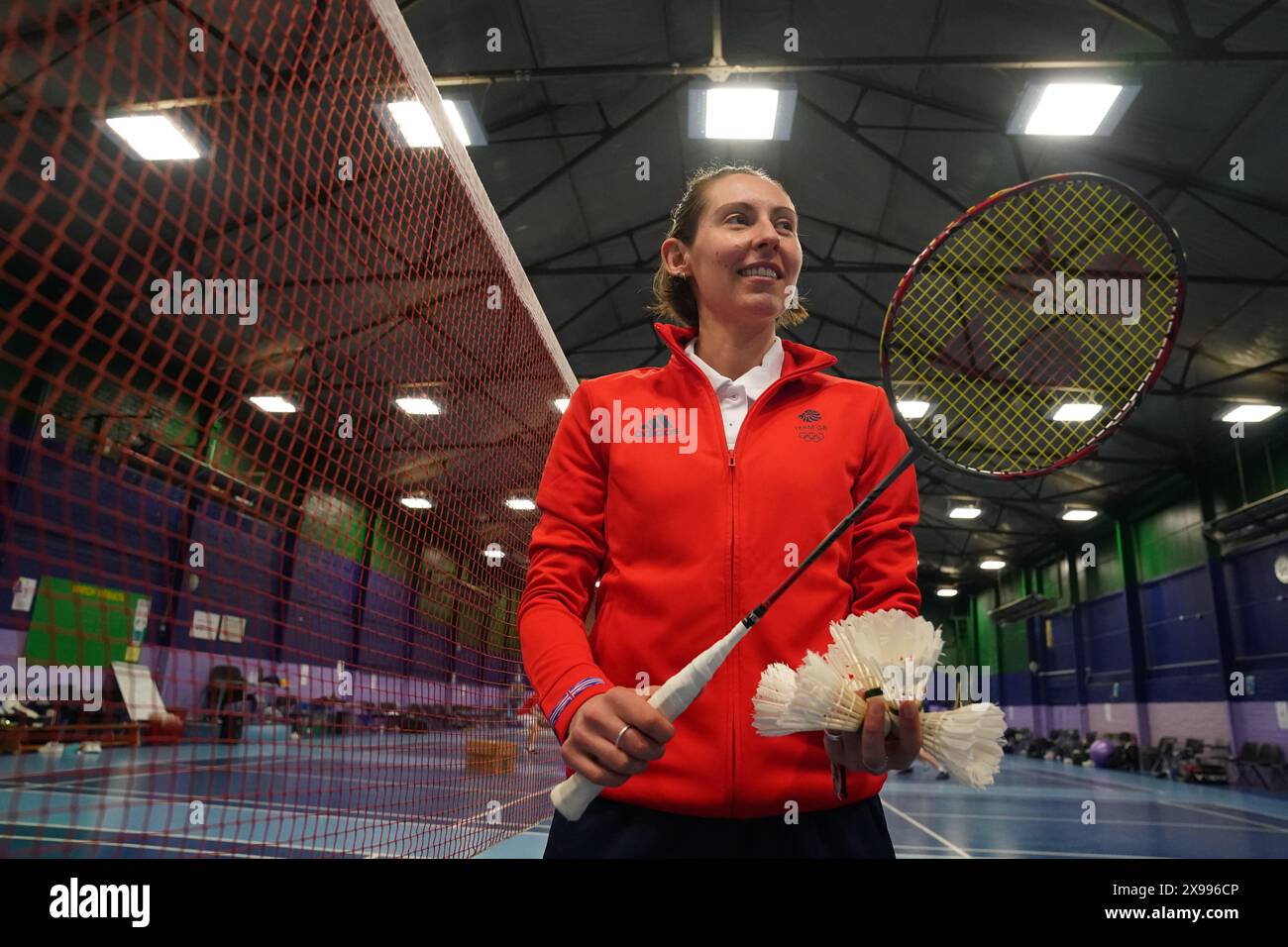 Team GB's Kirsty Gilmour during the Team GB Paris 2024 Badminton team ...