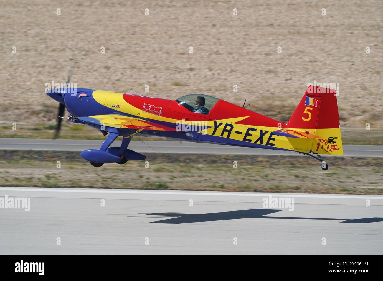 ESKISEHIR, TURKIYE - SEPTEMBER 17, 2023: Romanian Hawks Aerobatics Team ...