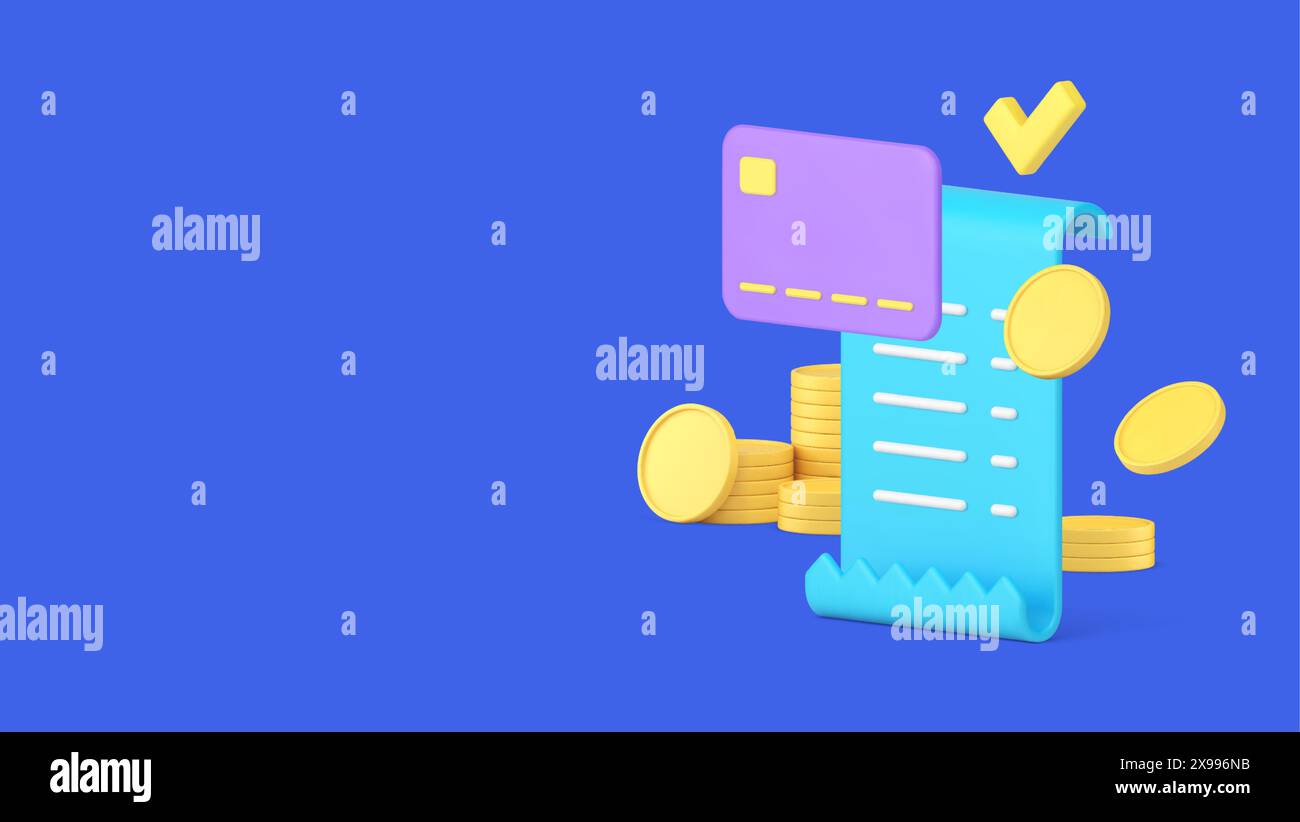 Cash receipt template vector vectors hi-res stock photography and ...