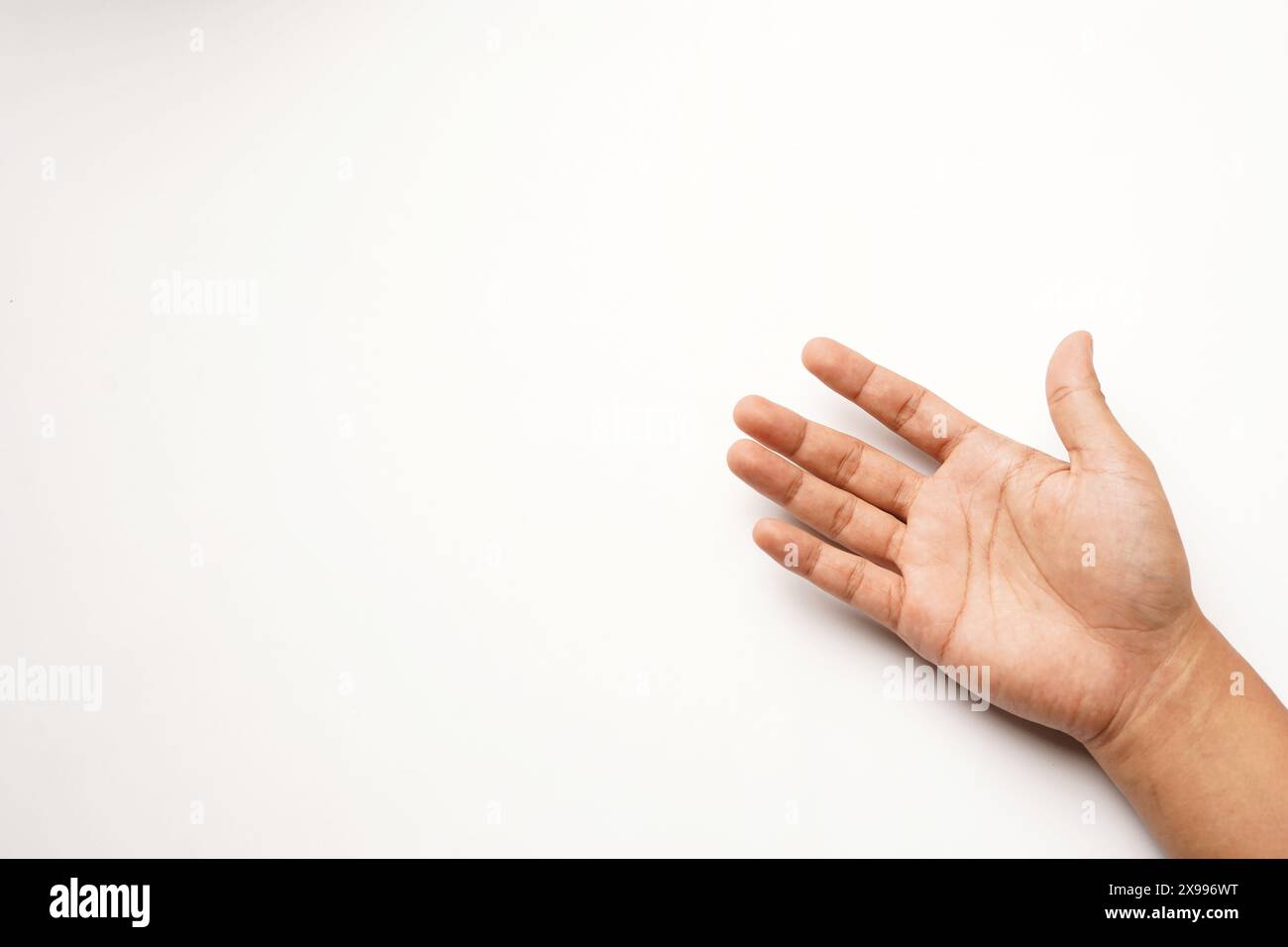 Female hands white open hi-res stock photography and images - Alamy