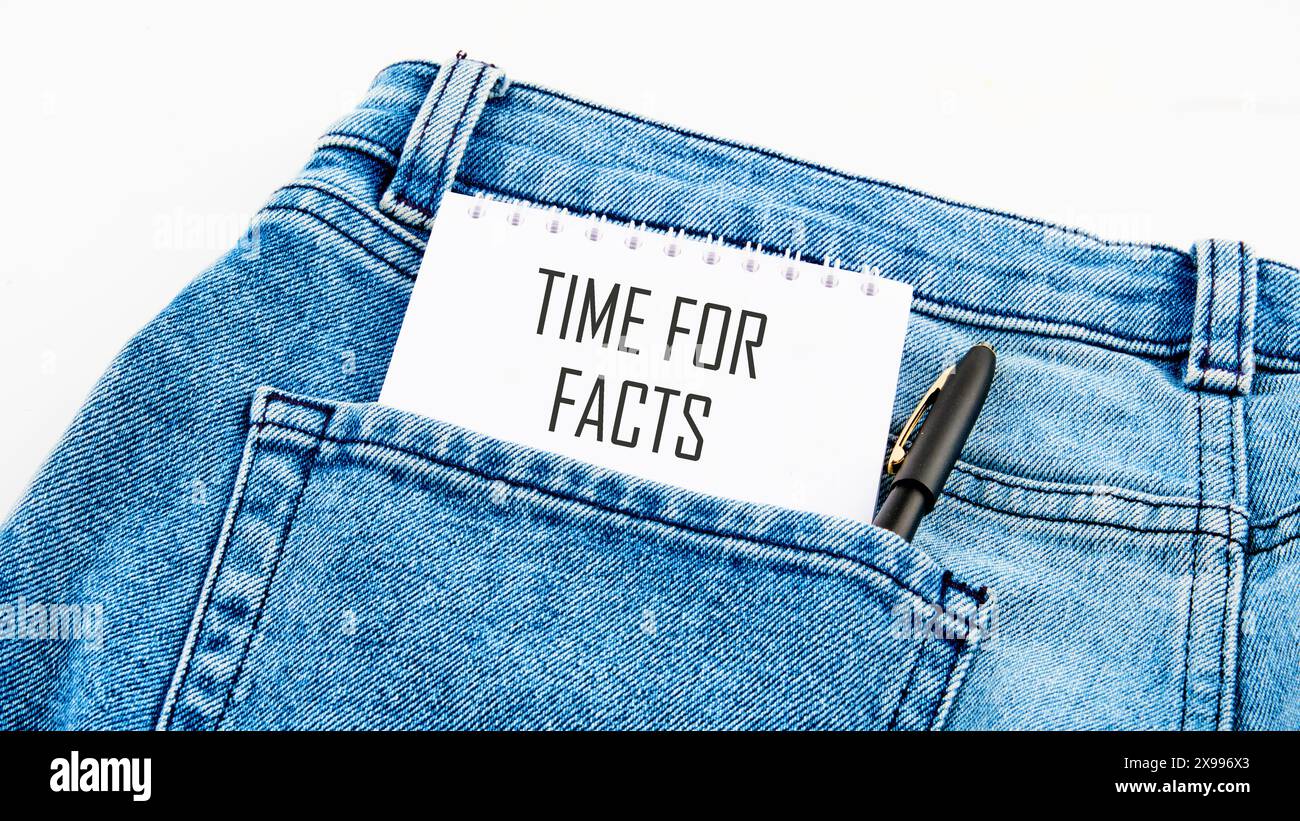 Time facts text written hi-res stock photography and images - Alamy