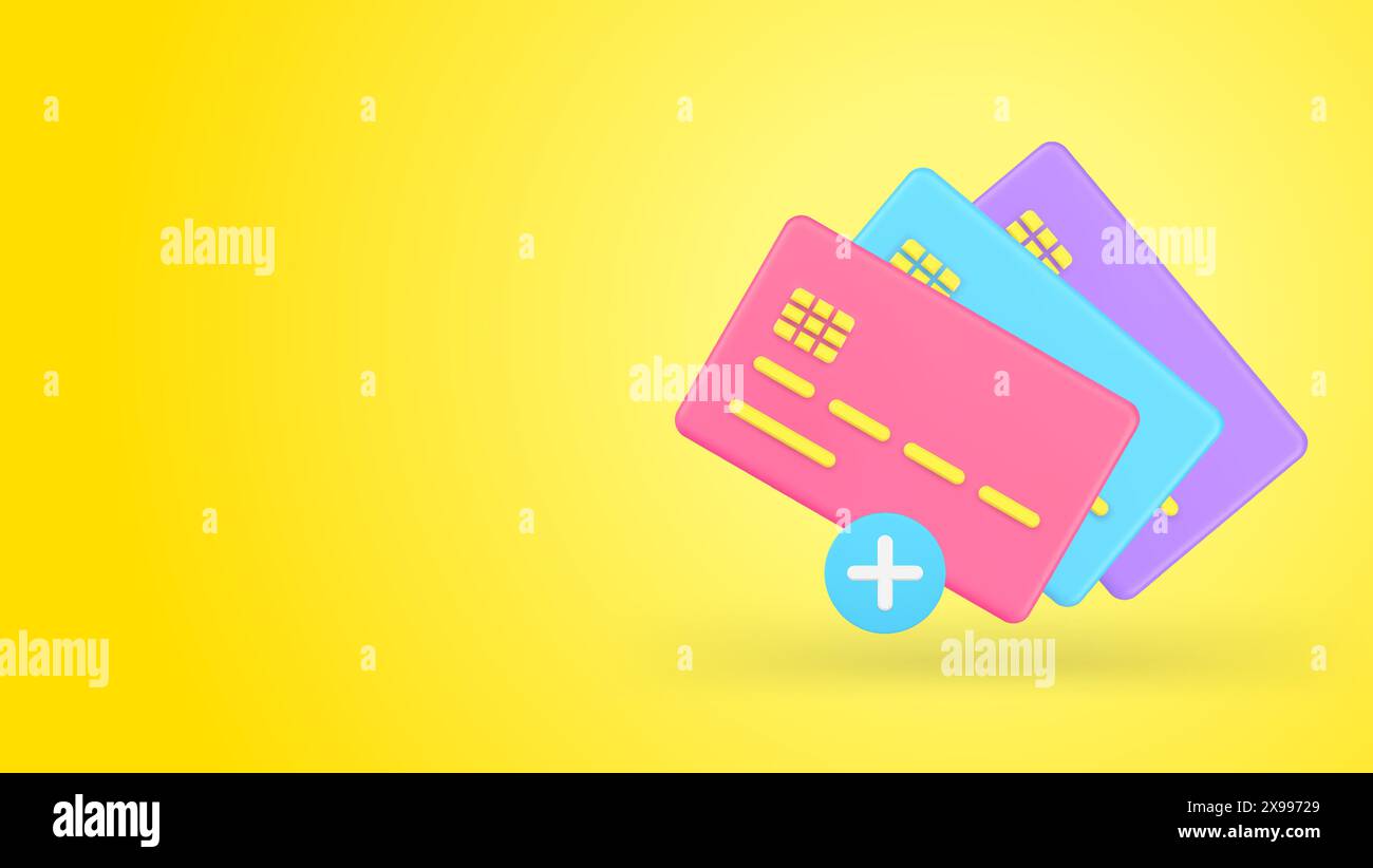 Add credit debit card cashless payment information link banking account ...