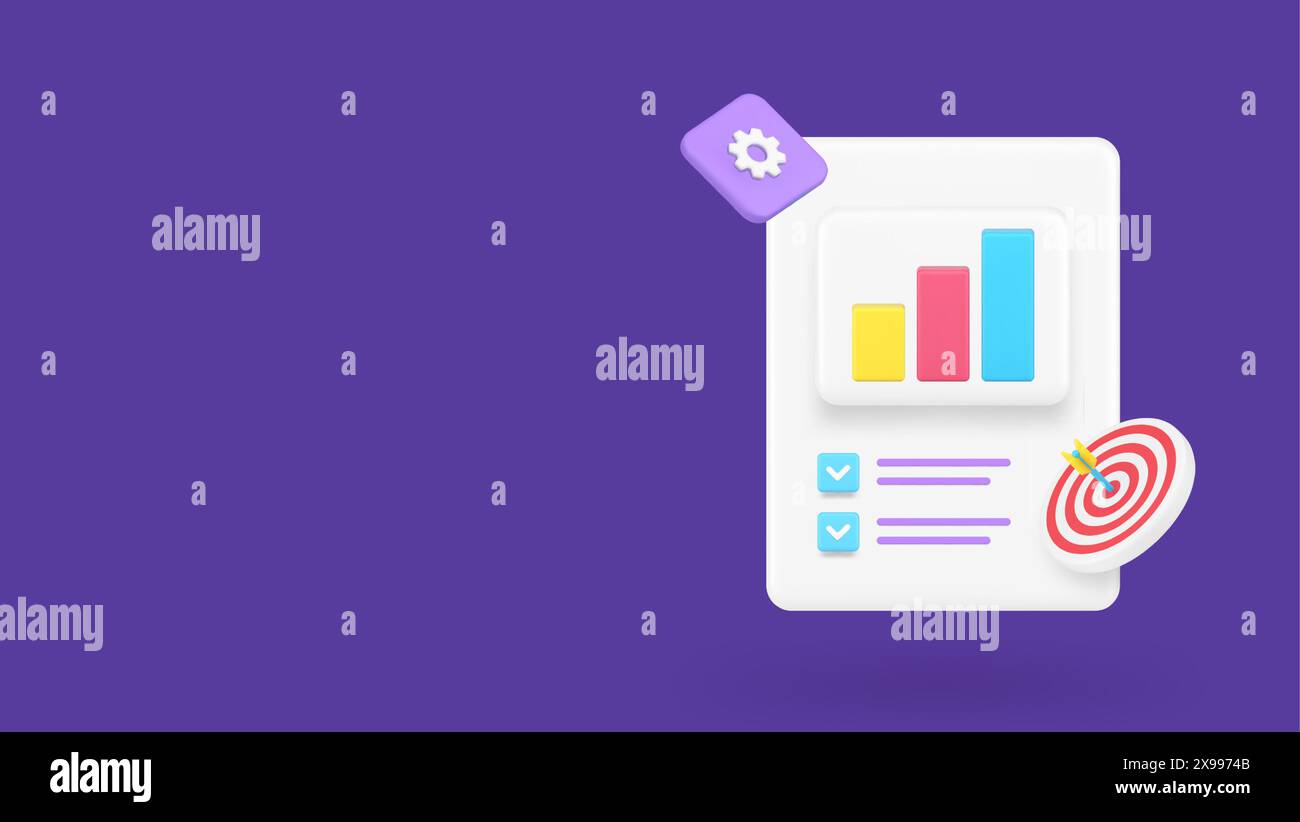Business analyzing complete bar graph diagram checklist checkmark ...