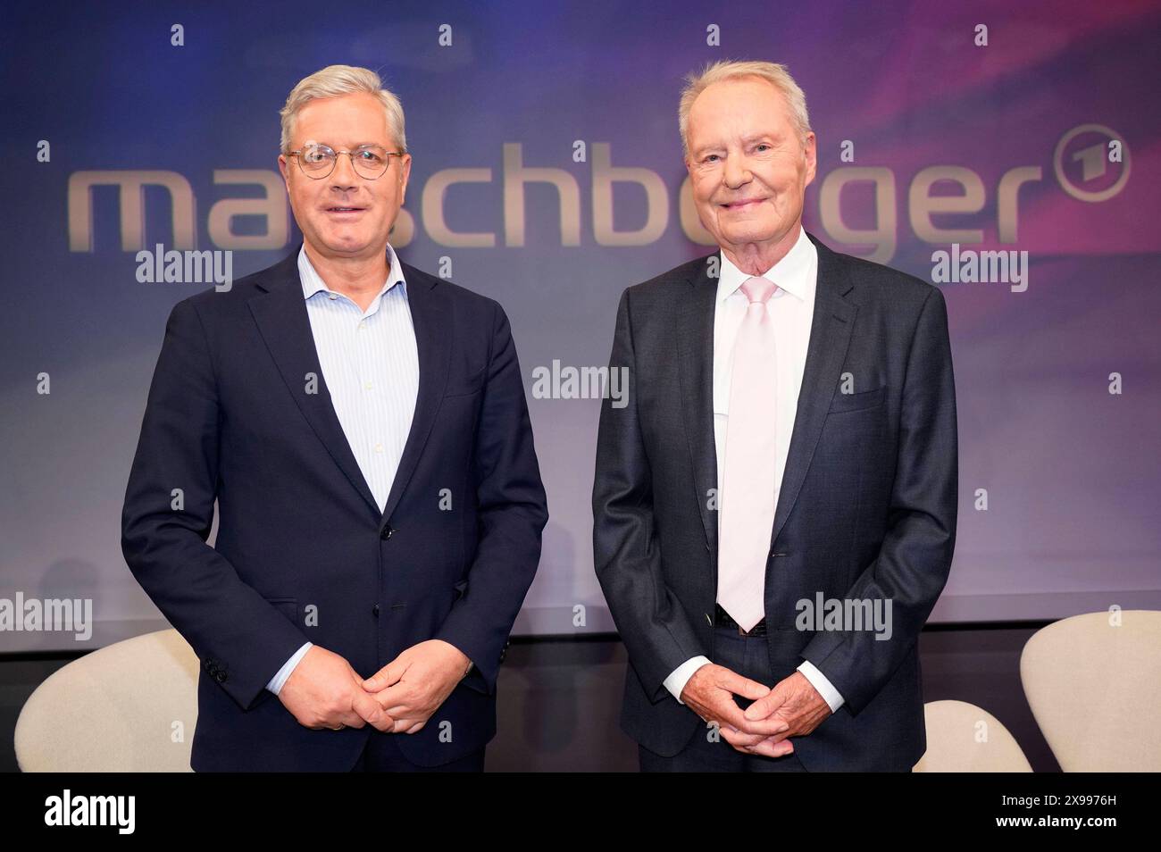 Norbert Röttgen und Hans-Olaf Henkel in der ARD-Talkshow maischberger ...