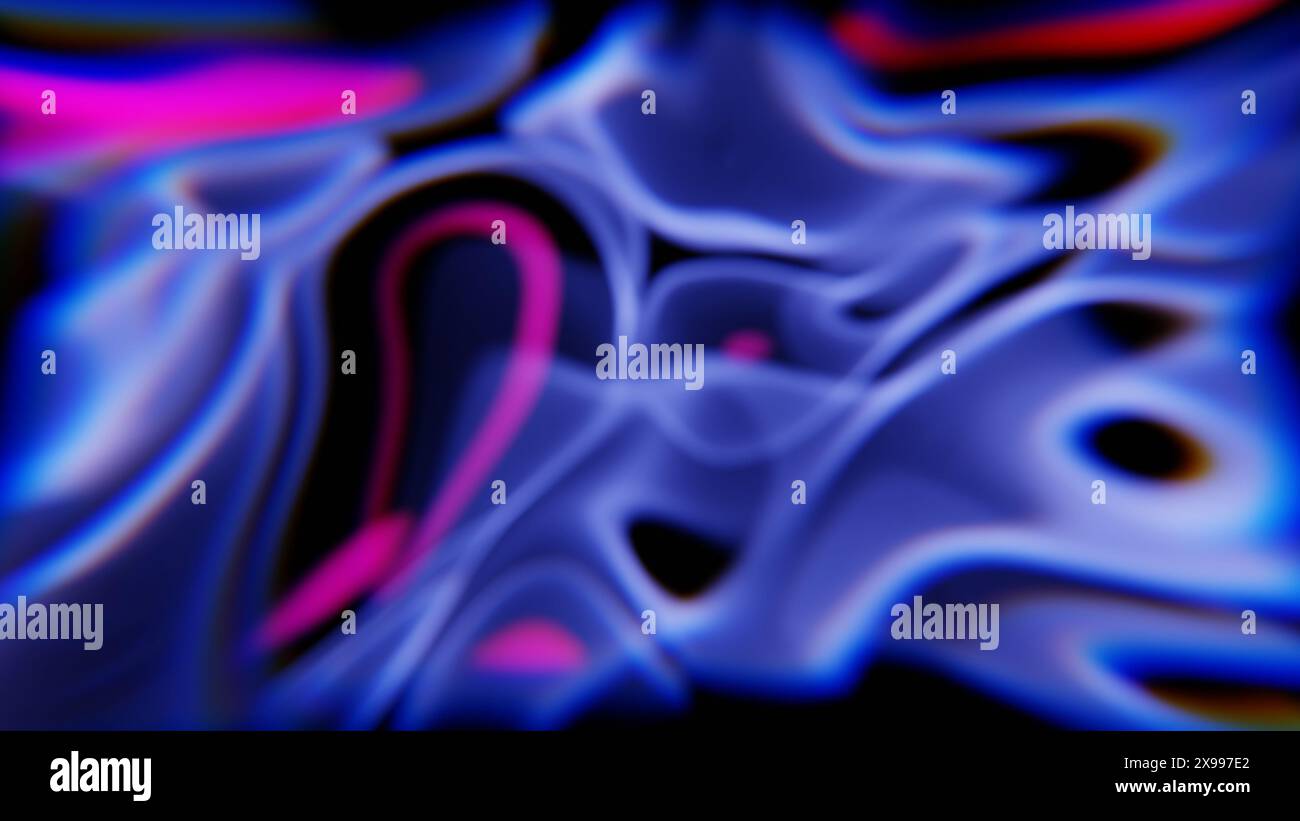 Flowing Illumination: Abstract Light Waves Stock Photo - Alamy
