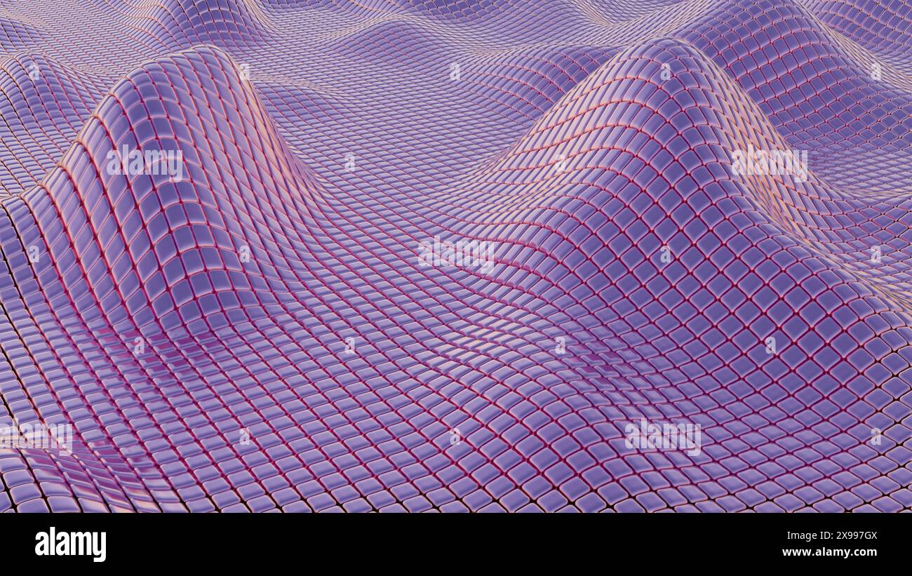 3d waveforms hi-res stock photography and images - Alamy