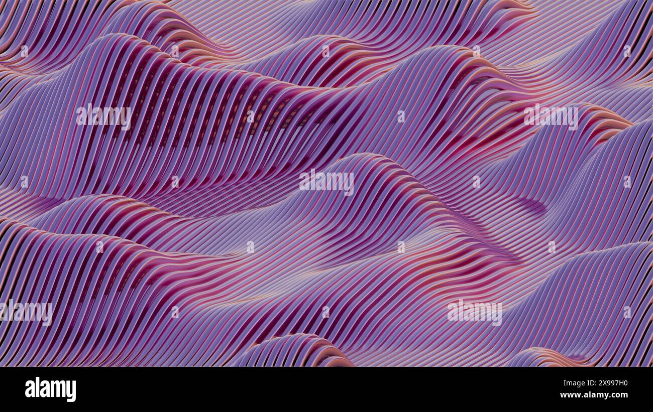 Waves of Parallel Lines: Subtle Gradients Stock Photo - Alamy