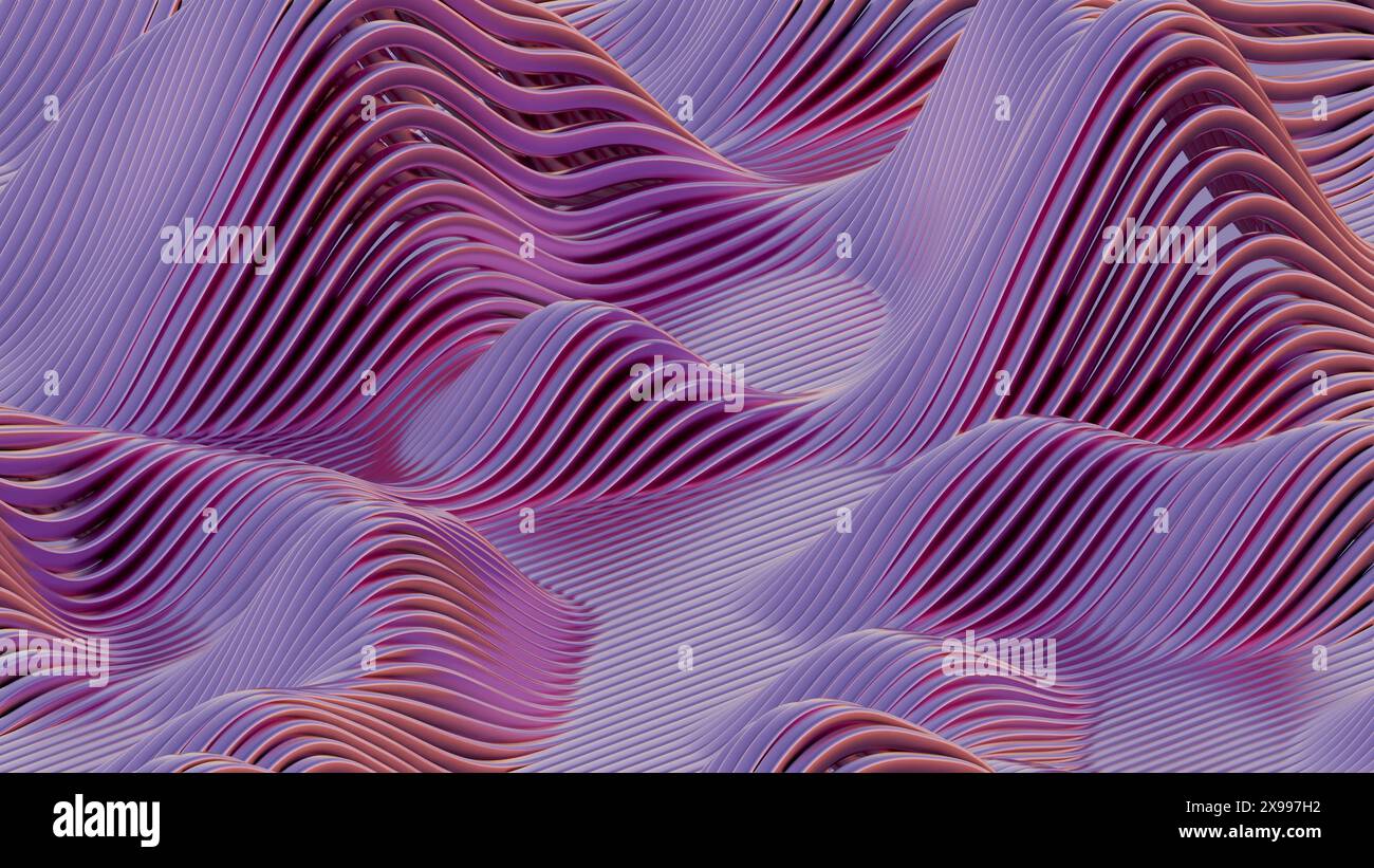 Waves of Parallel Lines: Subtle Gradients Stock Photo - Alamy