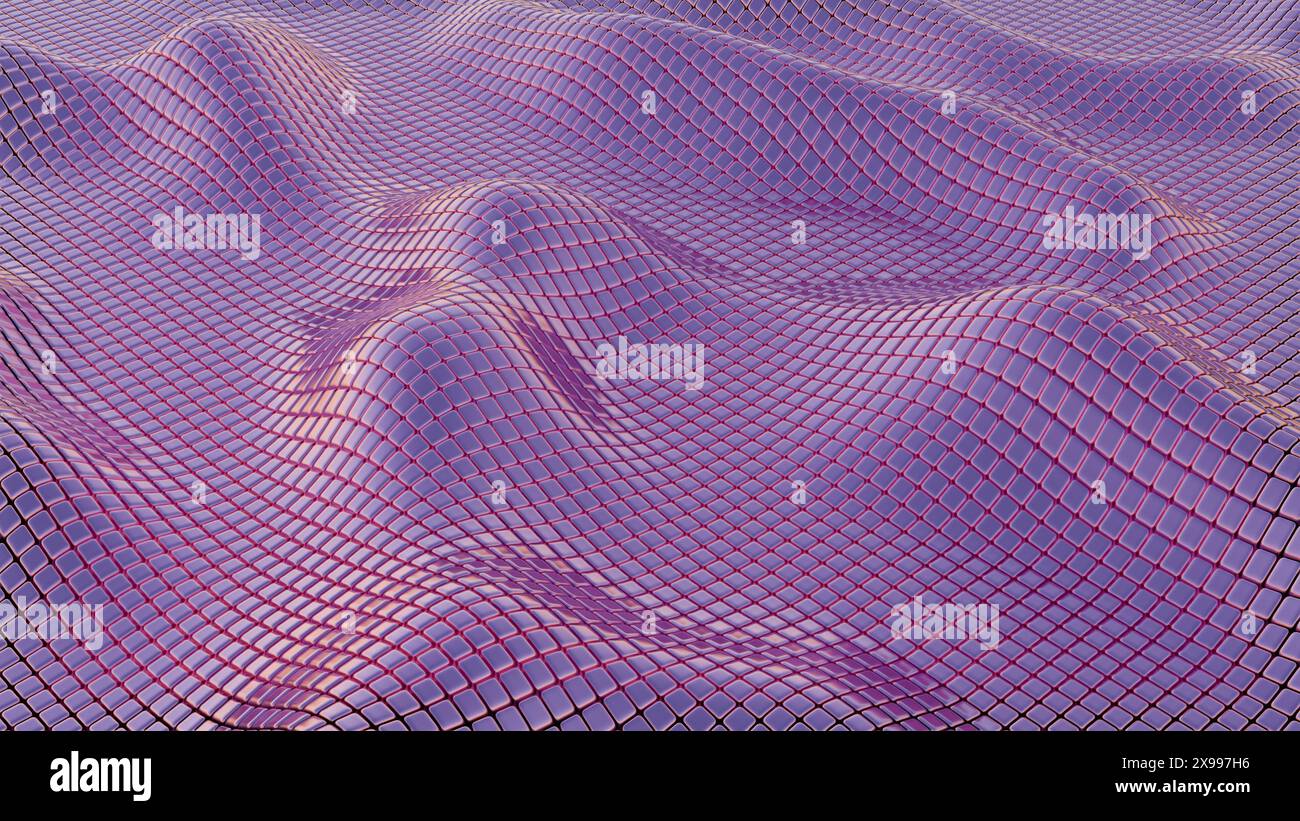 3d waveforms hi-res stock photography and images - Alamy