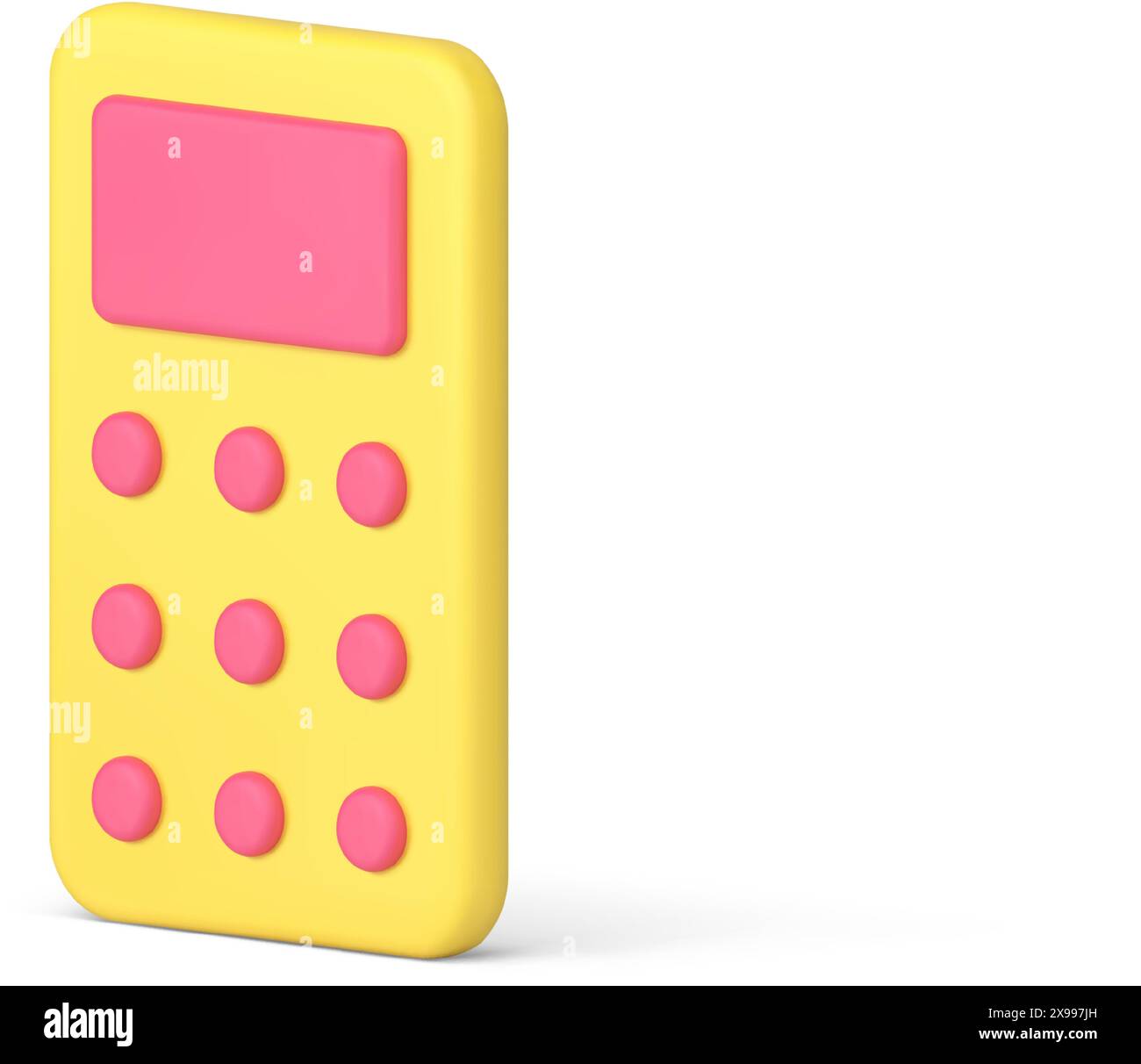 Math financial counting calculator accounting budget check device technology 3d icon realistic ...