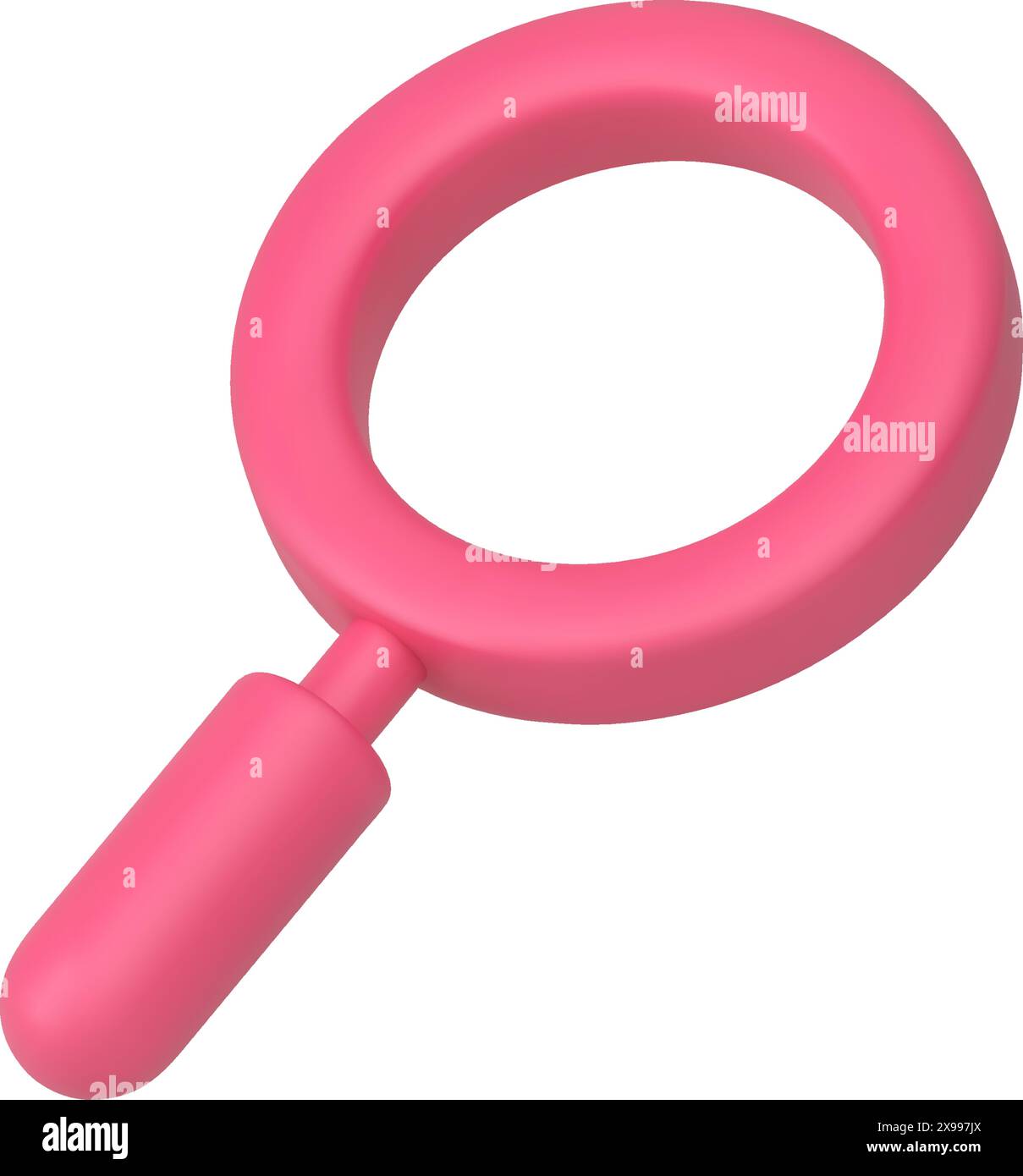 Magnifier pink zoom optical equipment educational analysis finding ...