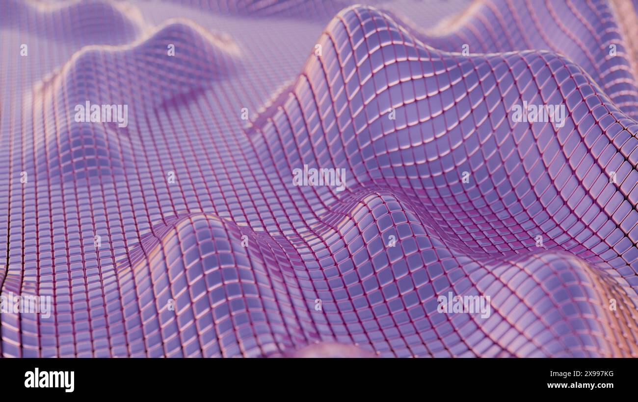 3d waveforms hi-res stock photography and images - Alamy
