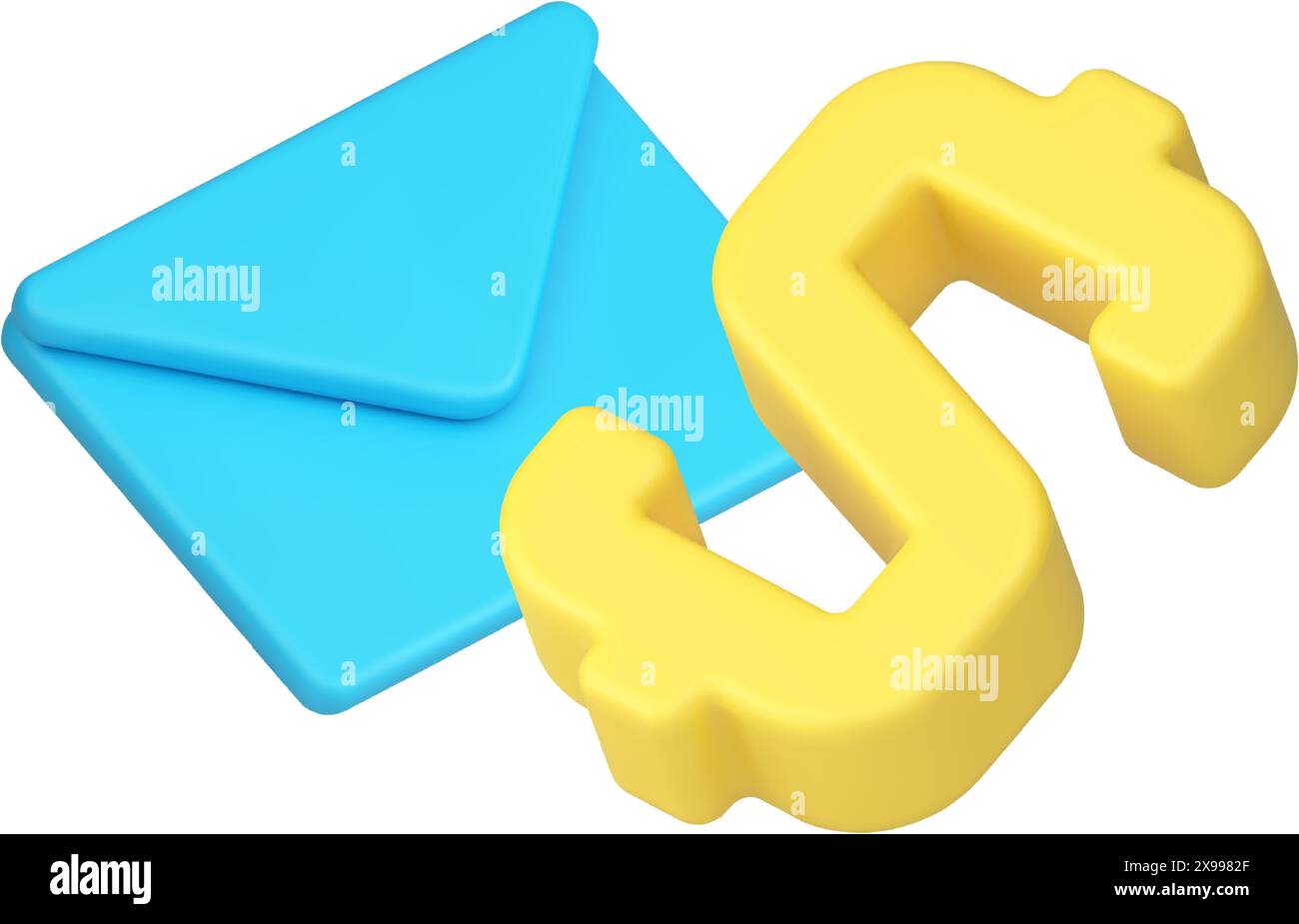 Financial offer banking message salary wages dollar money envelope 3d ...