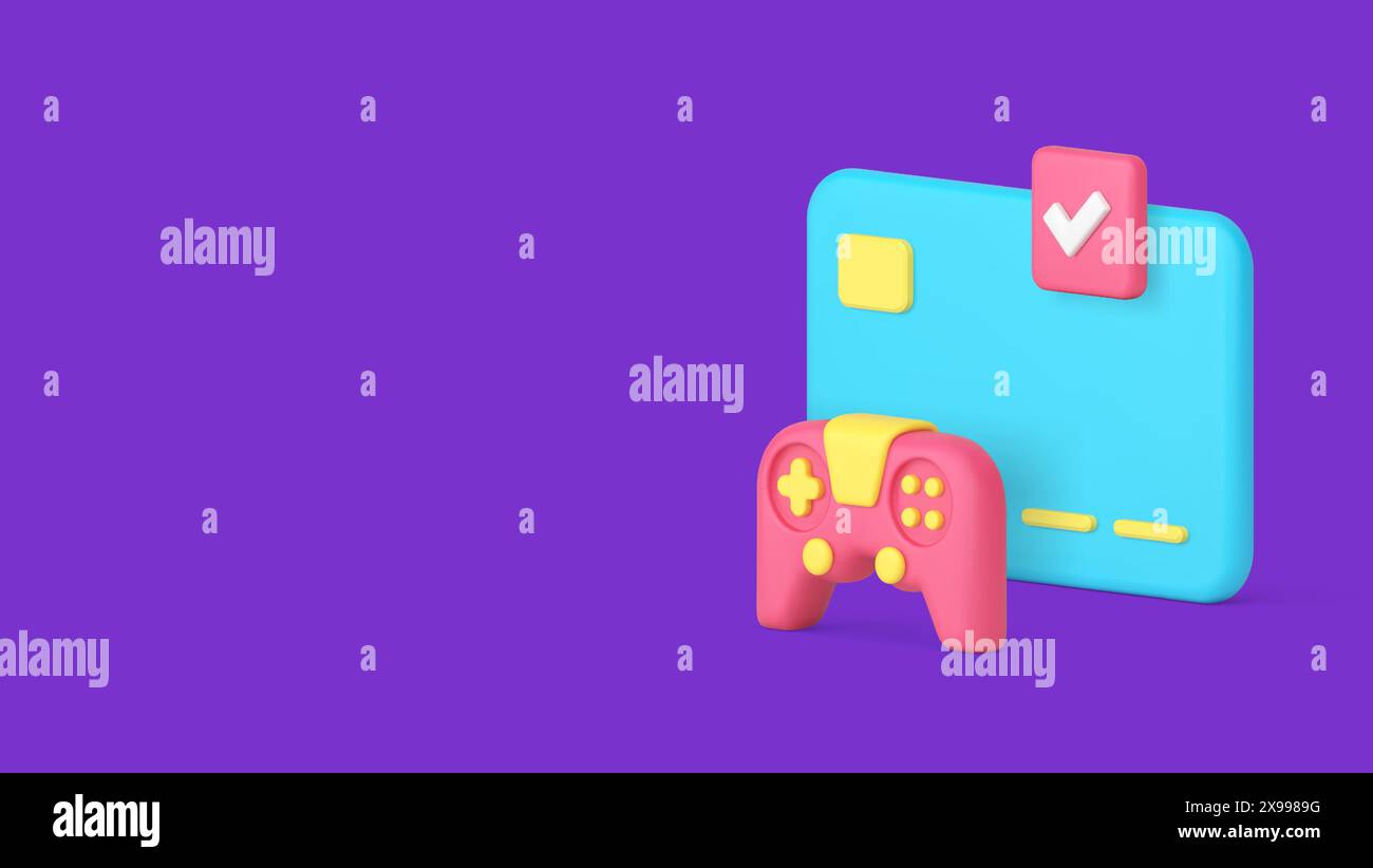 Virtual game card payment buying hi-res stock photography and images ...