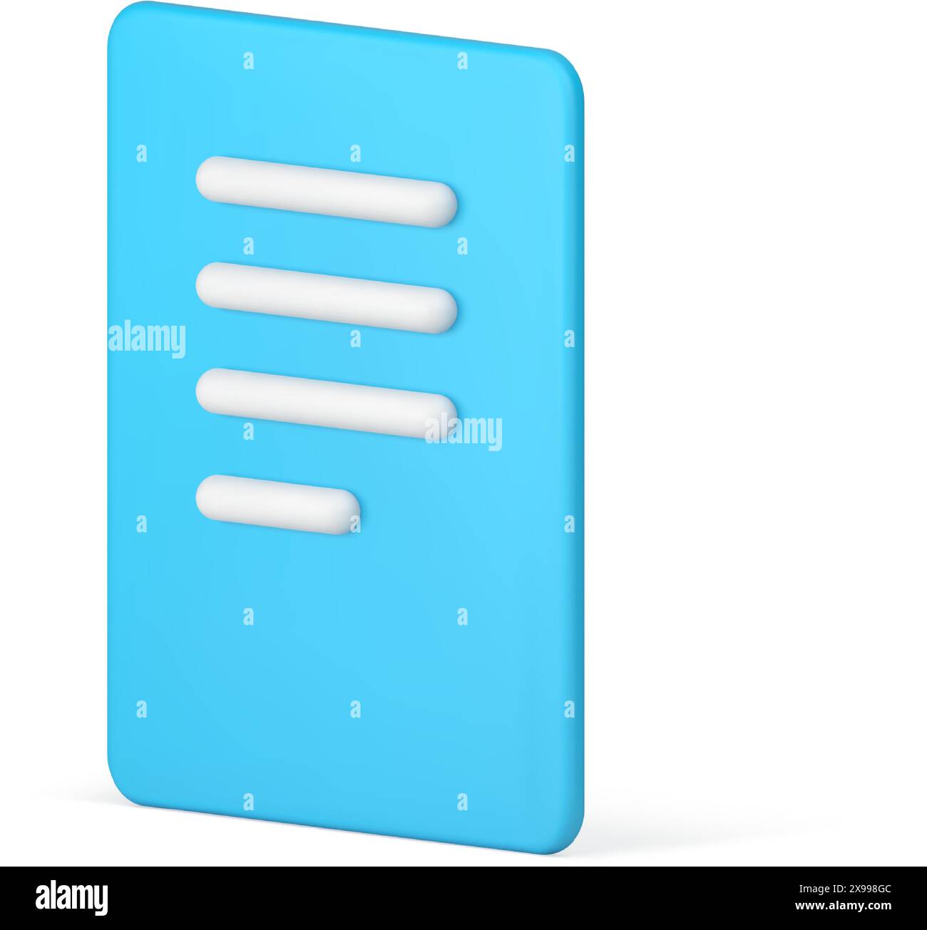 Blue paper document with text write read communication information ...