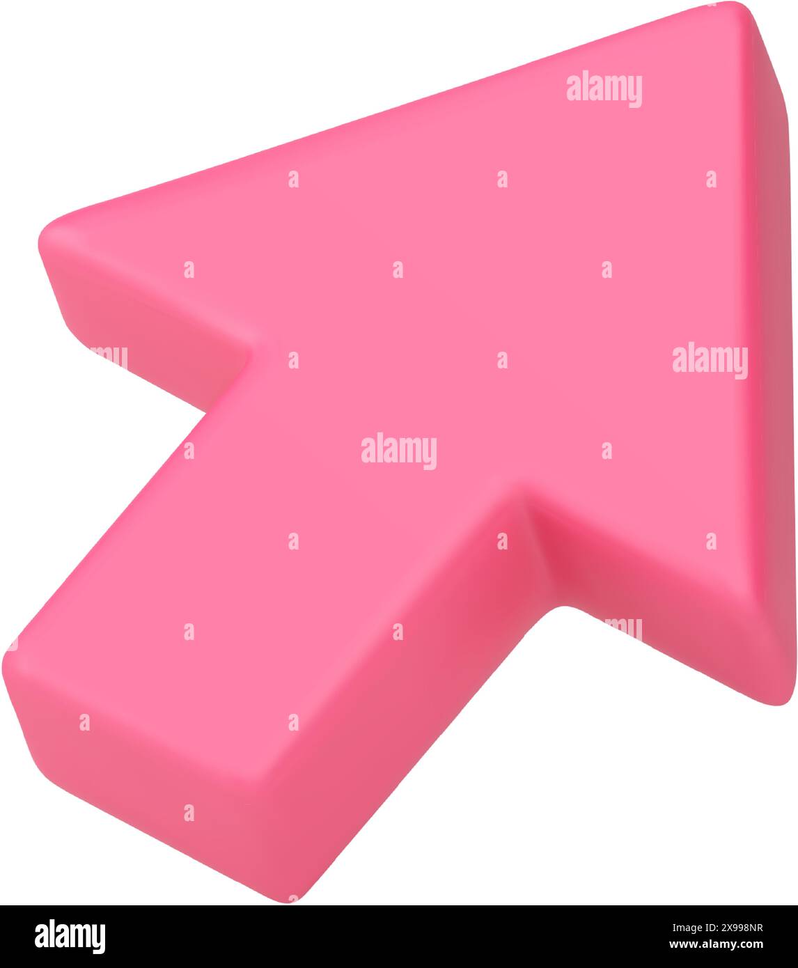 Arrow upward right direction pointer diagonal cyberspace interface ...