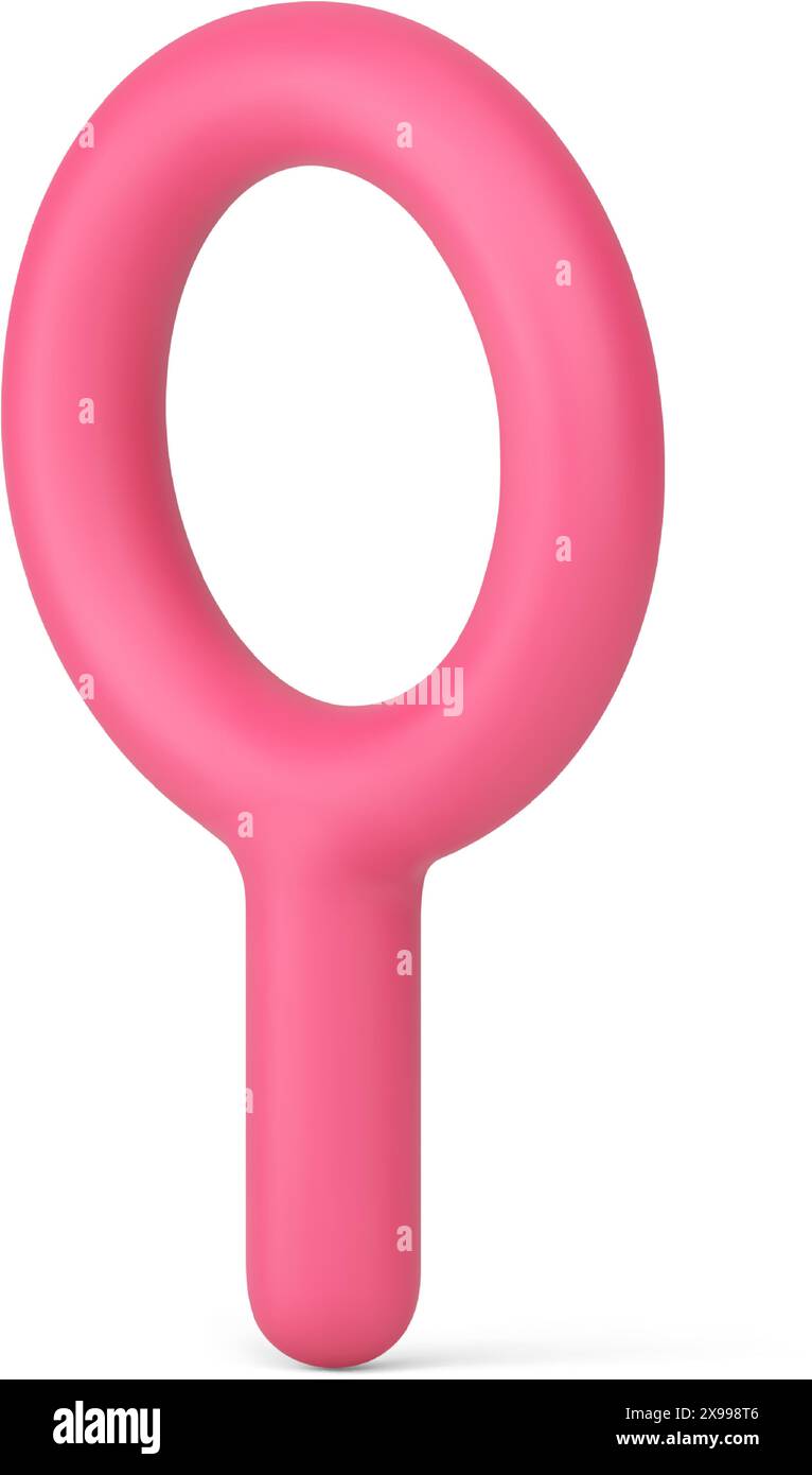 Magnifier pink loupe magnifying glass information internet browsing ...