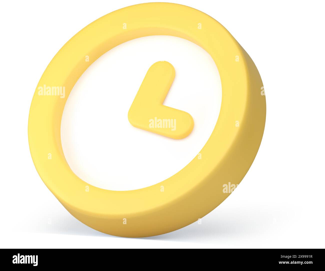 Alarm clock time management application cyberspace interface isometric ...