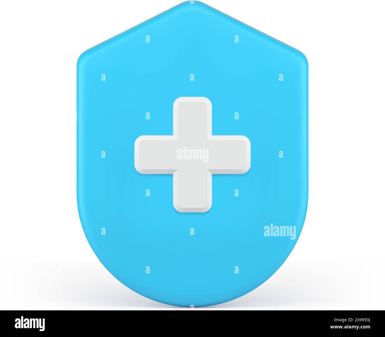 Health protection cross shield rescue safety assistance first aid ...