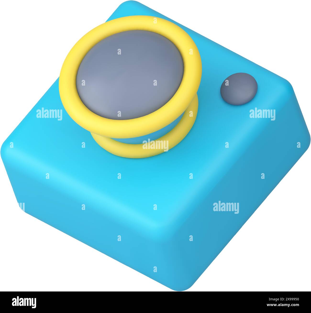 Photo video camera app 3d icon picture create digital device with lens ...