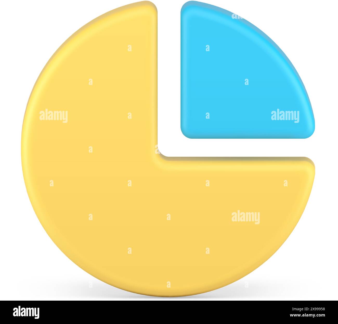 Chart pie circle diagram with division section market sales part ...
