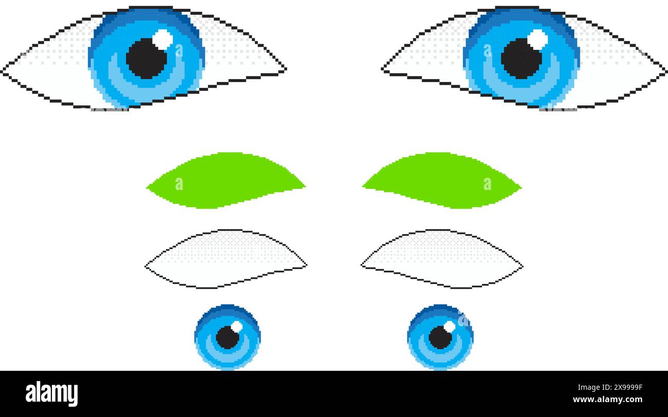 Human eyes mask icon animation hi-res stock photography and images - Alamy