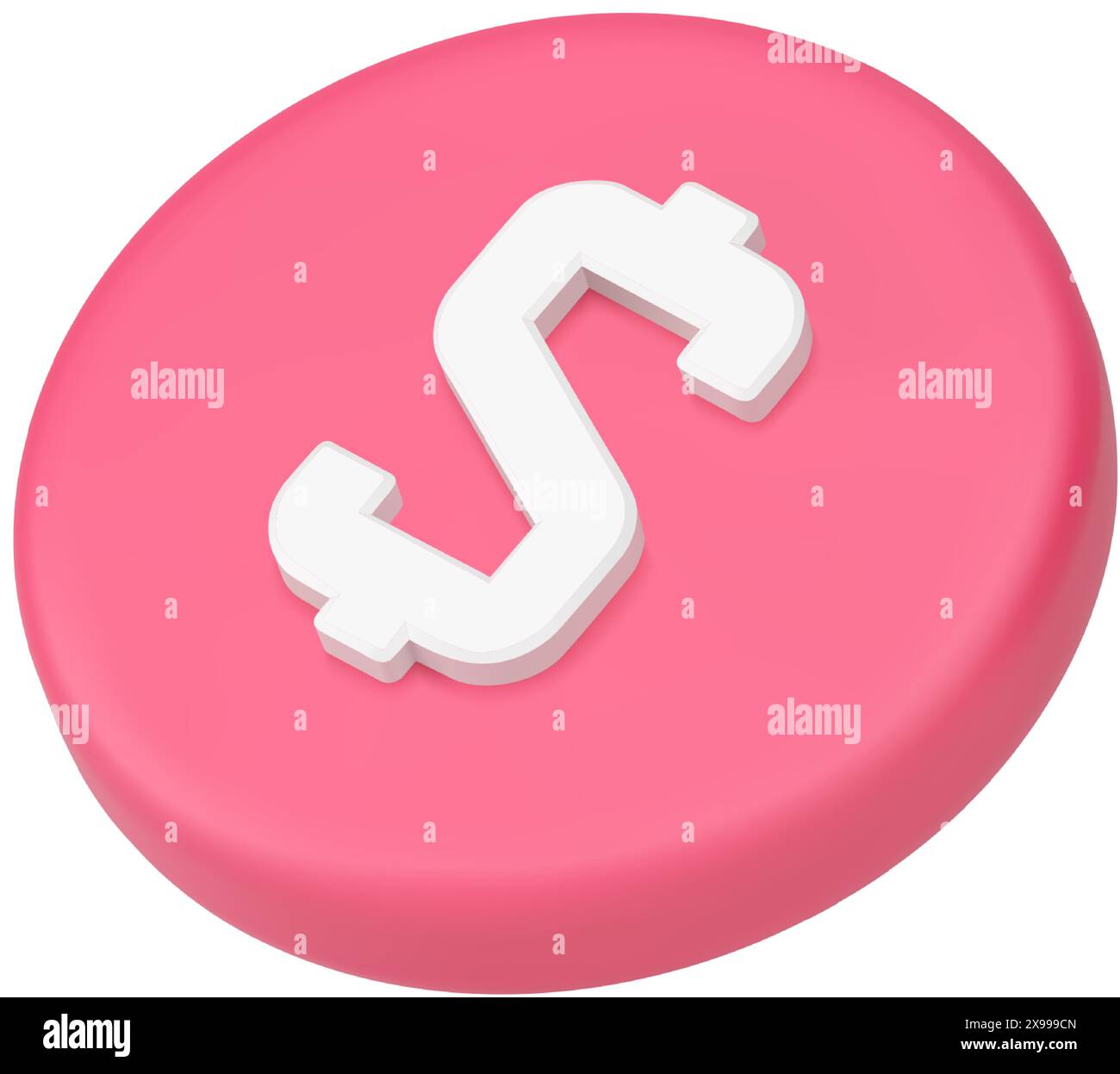 Dollar money symbol coin circle button currency exchange banking ...