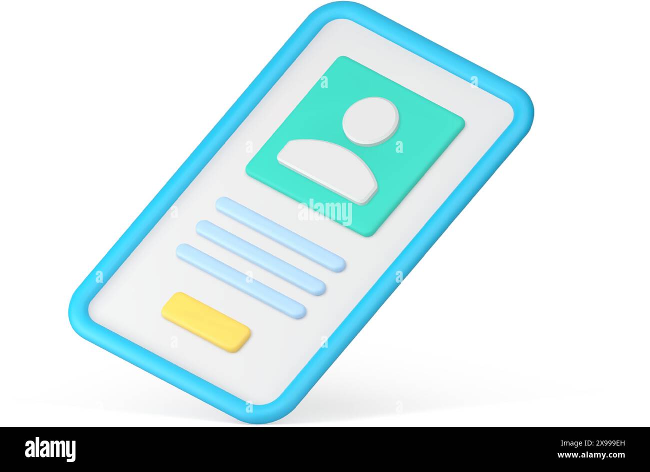 Smartphone personal account user interface mobile phone screen ...