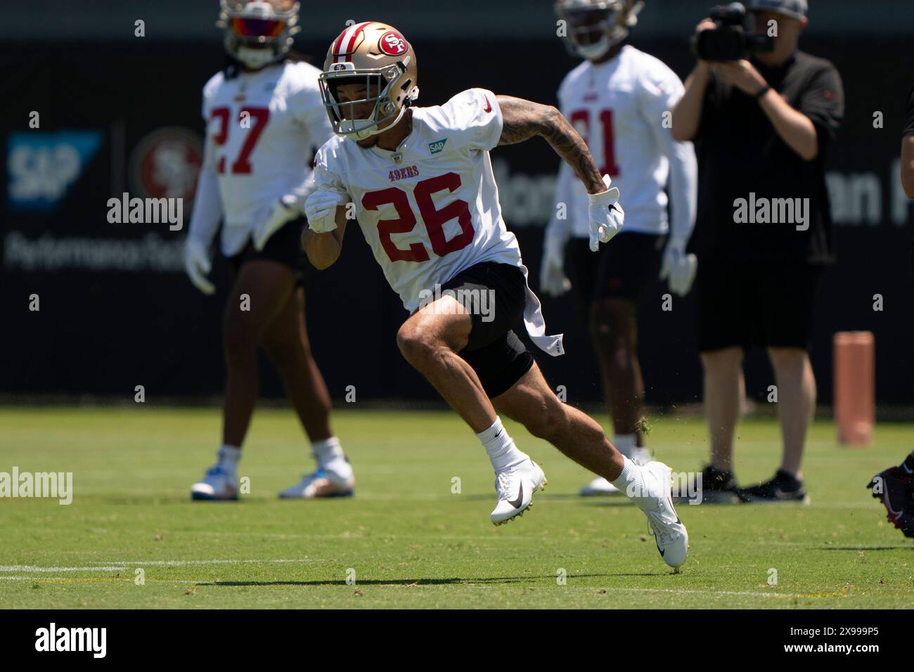May 29, 2024; Santa Clara, CA, USA; San Francisco 49ers cornerback ...