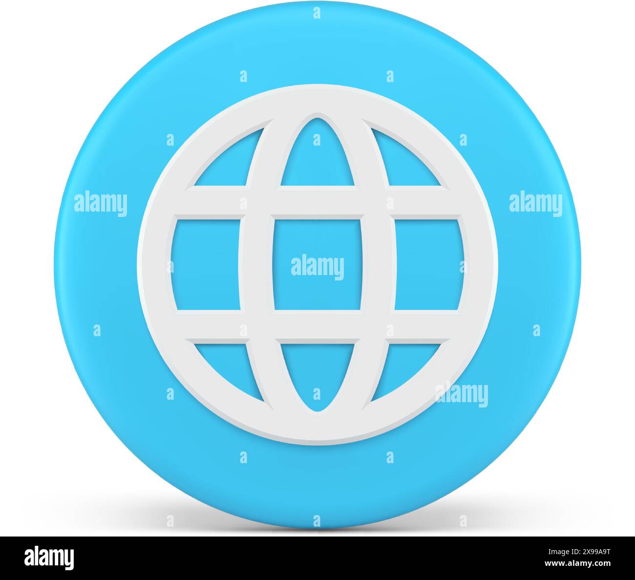 Planet earth 3d rendering Stock Vector Images - Alamy