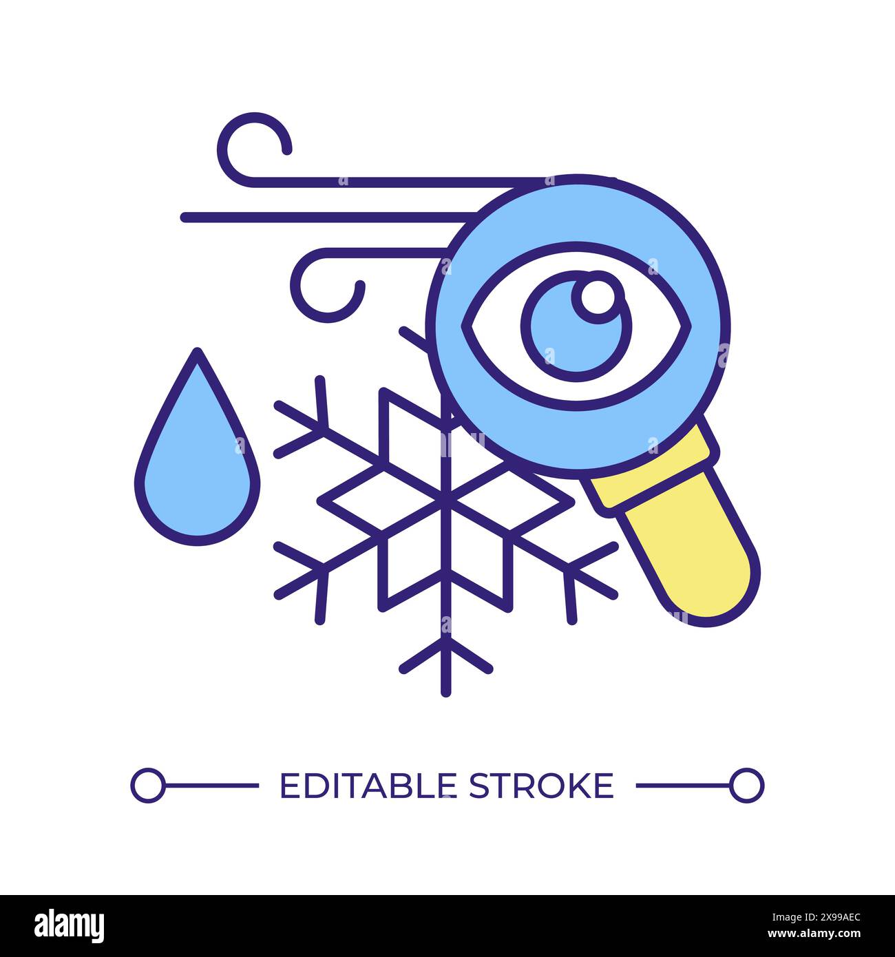 Weather data analysis Cut Out Stock Images & Pictures - Alamy