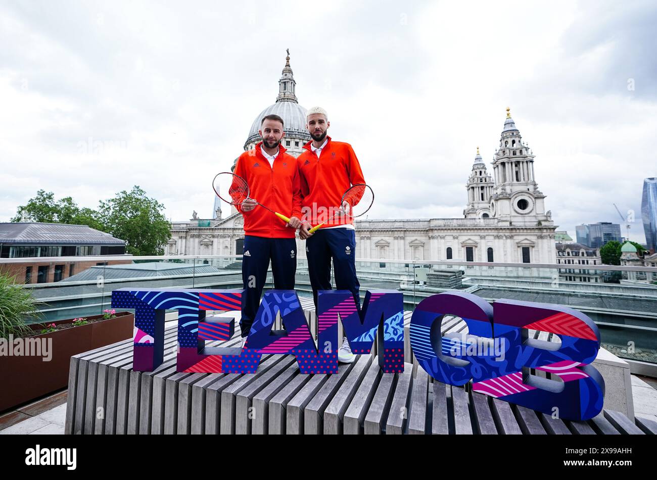 Team GB's Ben Lane and Sean Vendy during the Team GB Paris 2024 ...