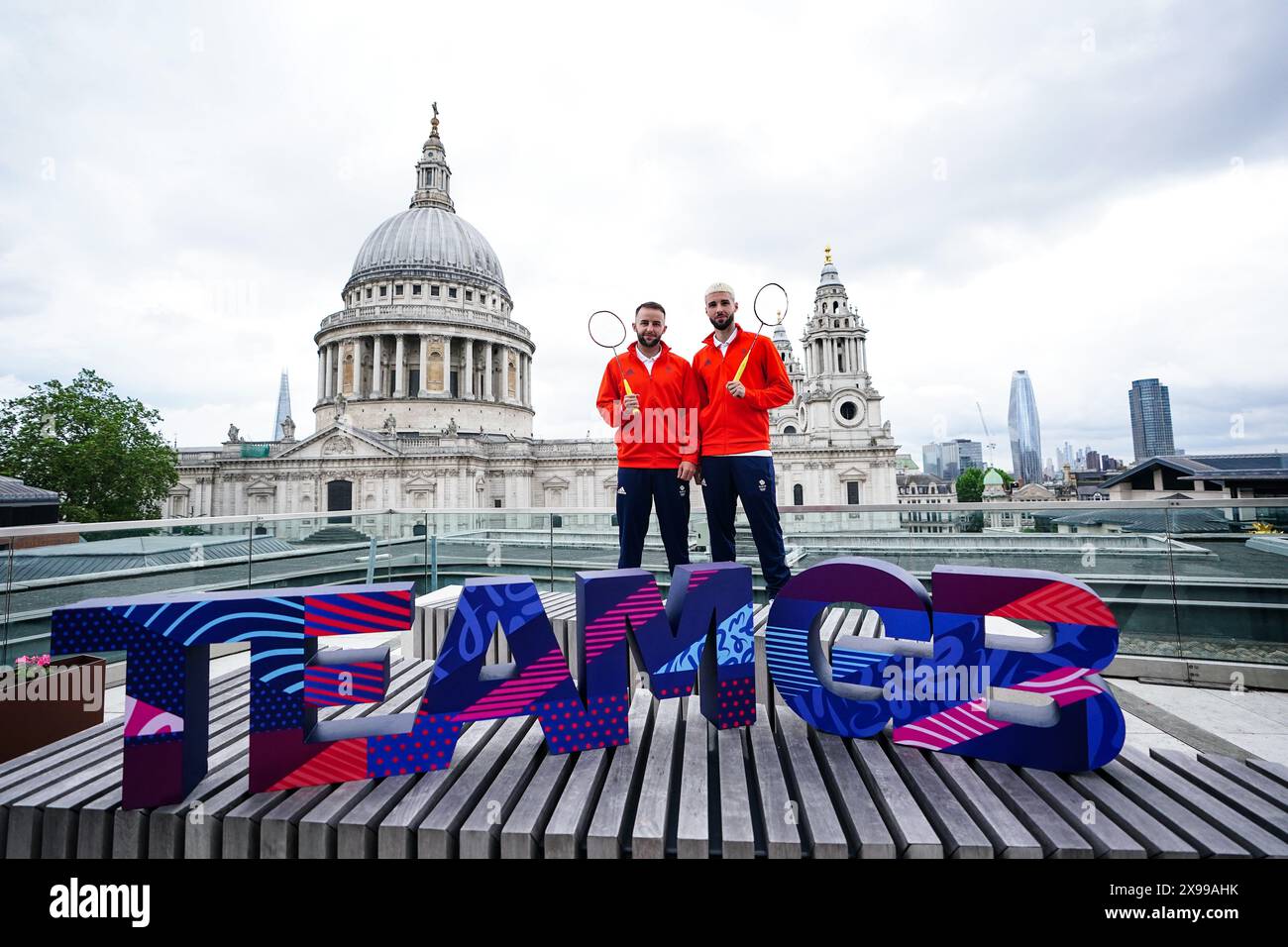 Team GB's Ben Lane and Sean Vendy during the Team GB Paris 2024 ...