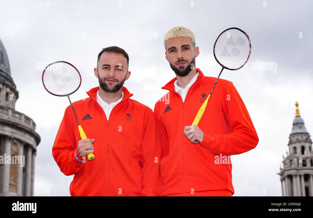 Team GB's Ben Lane and Sean Vendy during the Team GB Paris 2024 ...