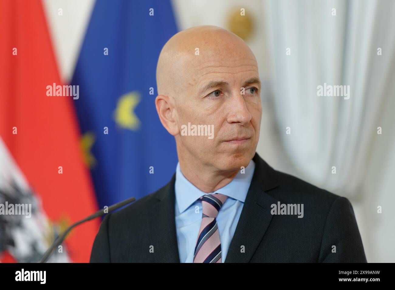 Vienna, Austria. May 29, 2024. Doorstep before the Council of Ministers ...