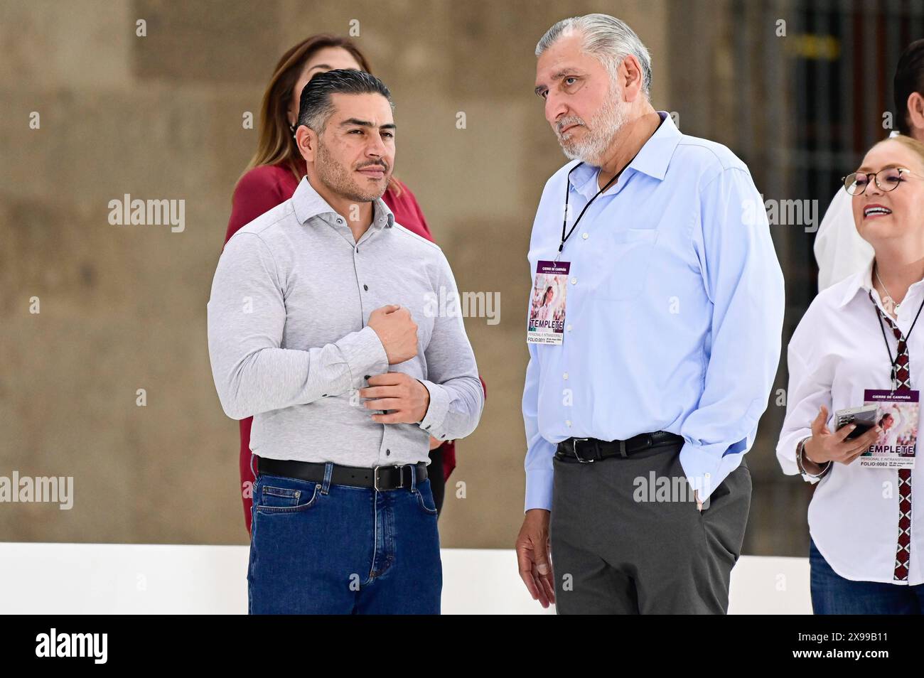 Claudia Sheinbaum Closing Campaign Adan Augusto Lopez and Omar Garcia ...