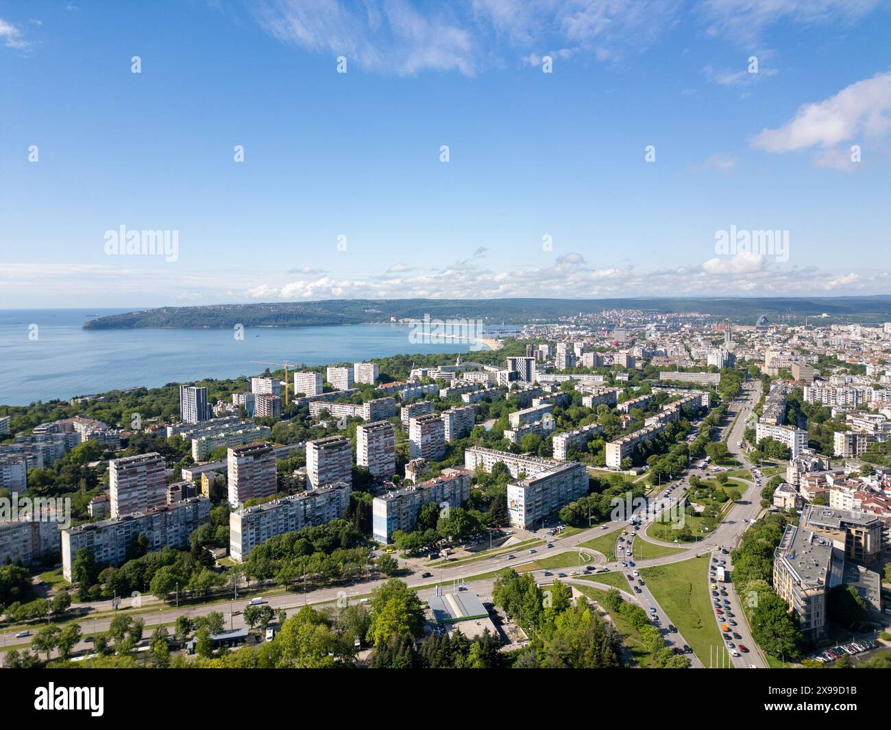 Aerial view timelapse road in hi-res stock photography and images - Alamy