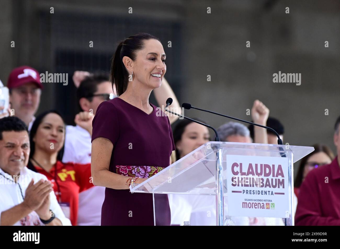 Non Exclusive: The Candidate for the presidency of Mexico, Claudia ...