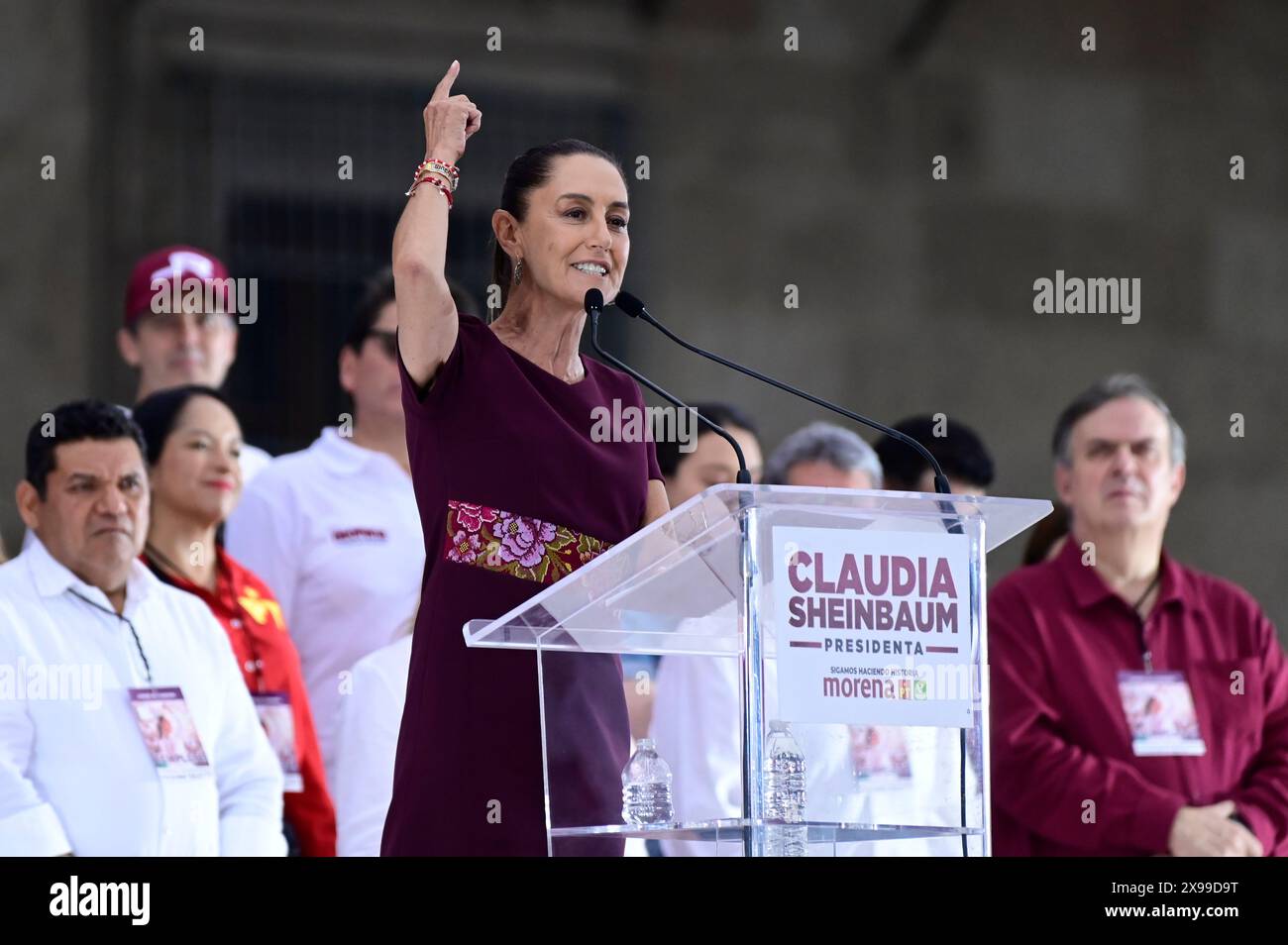 Non Exclusive: The Candidate for the presidency of Mexico, Claudia ...