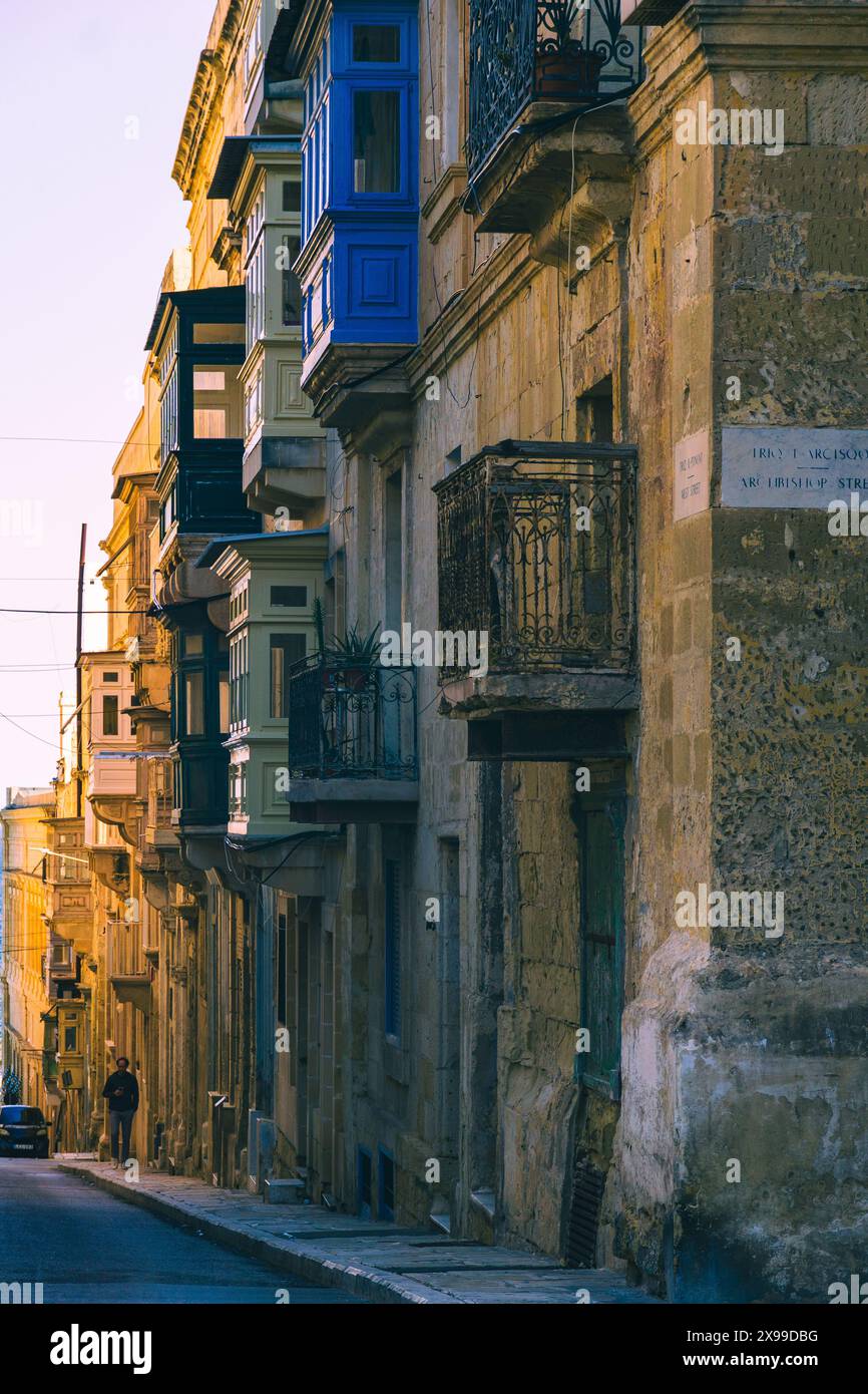 Aerial view valletta city capital hi-res stock photography and images ...