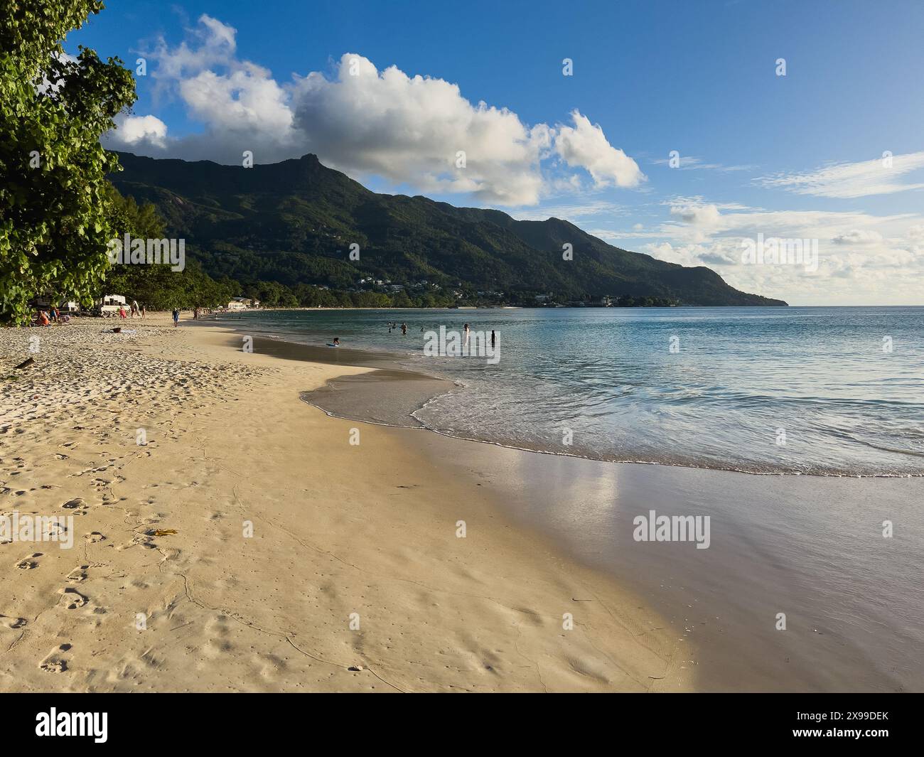 Beau Vallon beach in the Seychelles Stock Photo - Alamy