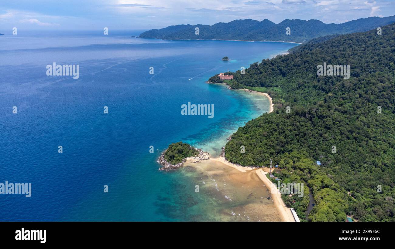 Aerial view of Tioman Island in Malaysia Stock Photo - Alamy