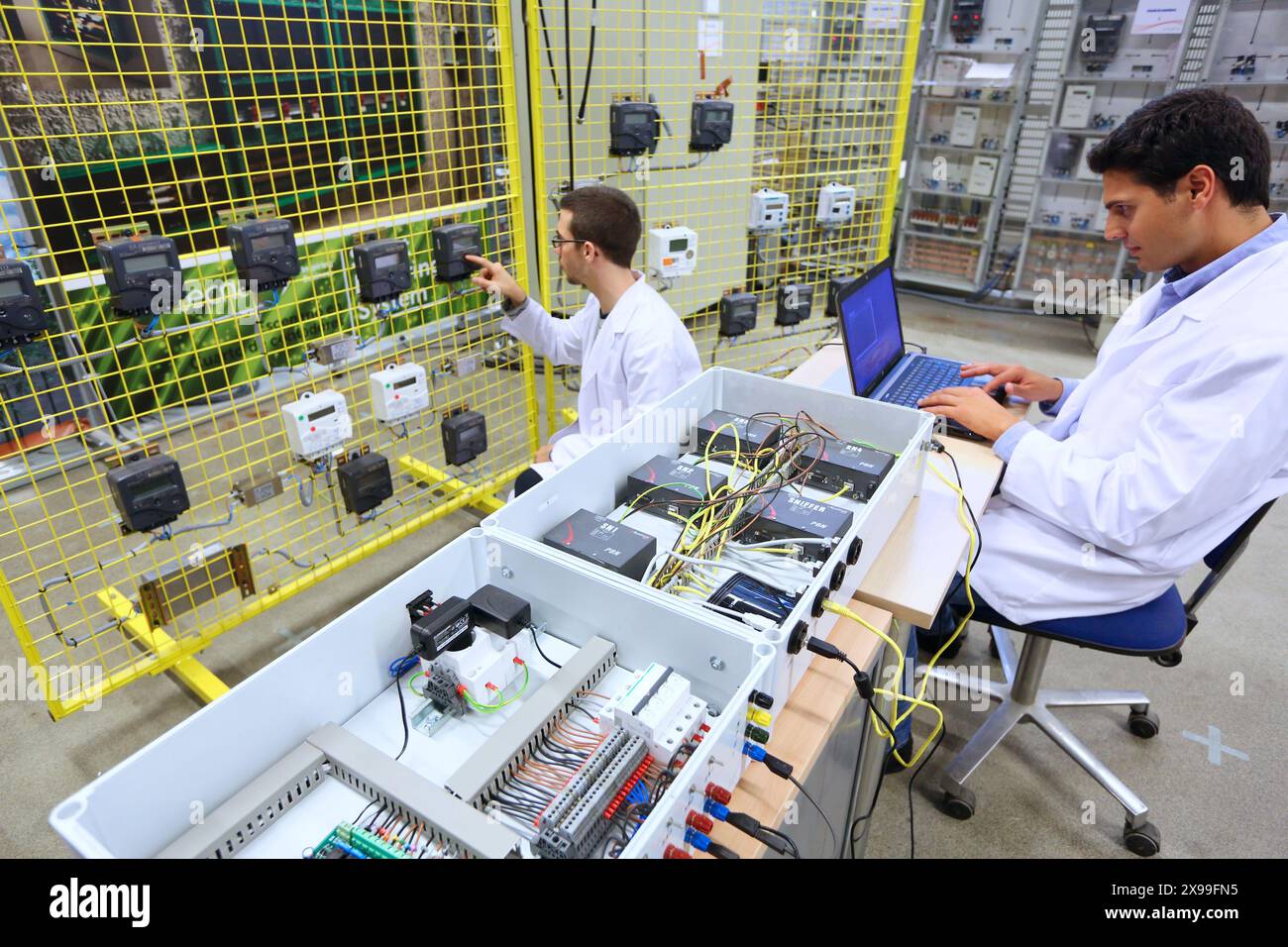 Certification of power electronics equipment hi-res stock photography ...