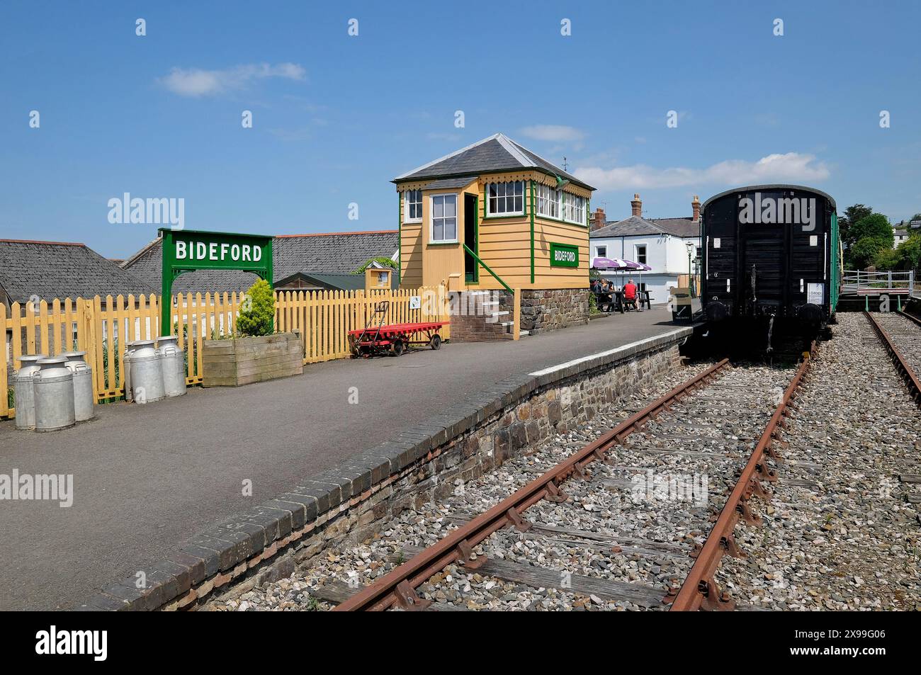 bideford railway station heritage centre, bideford, north devon ...
