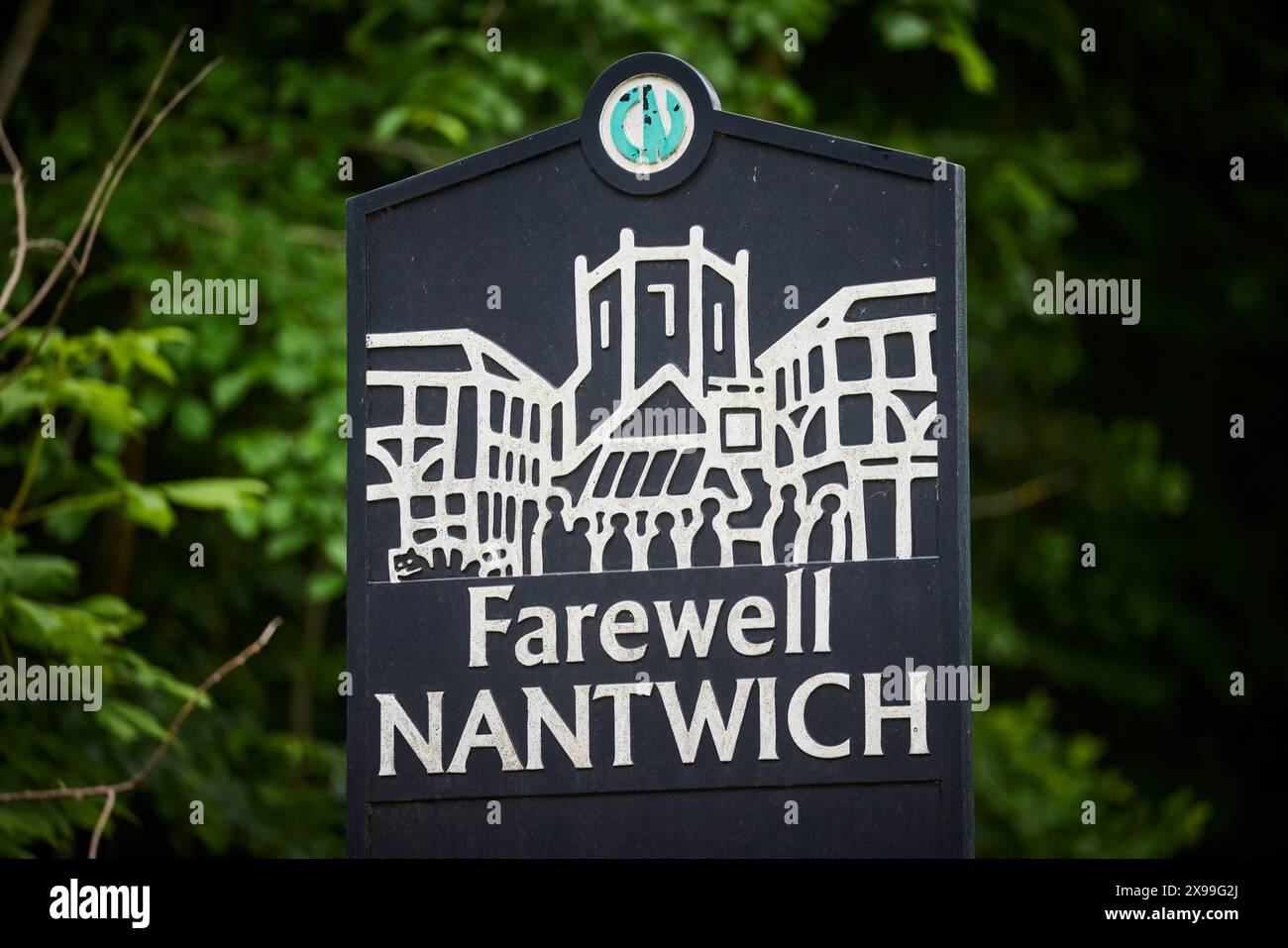 Nantwich market town in Cheshire East in Cheshire, England Stock Photo ...