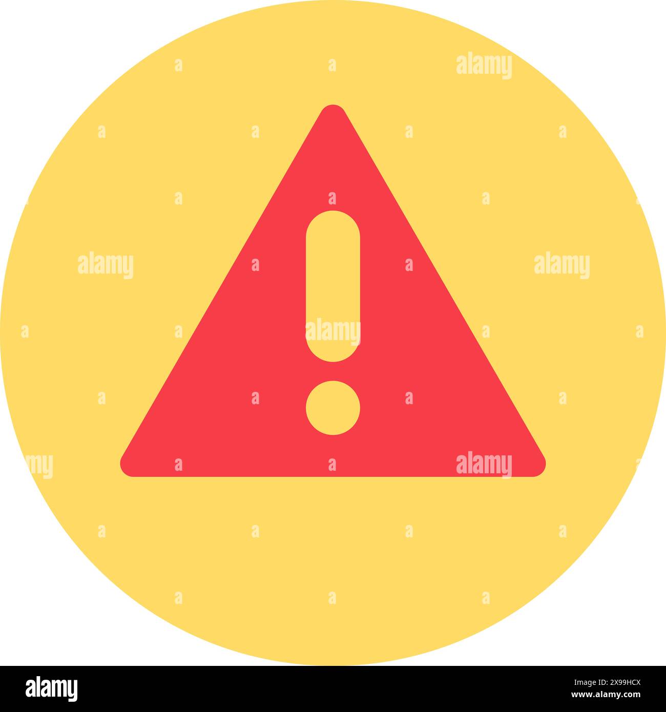 Warning red triangle with exclamation mark. Danger symbol, shopping ...