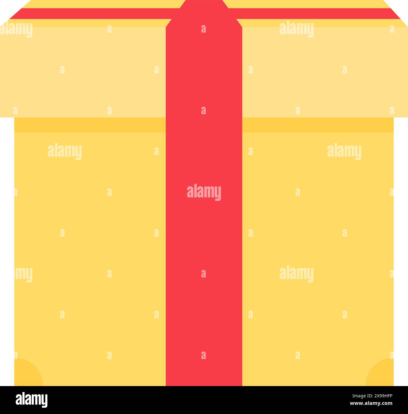 Present container tied ribbon Stock Vector Images - Alamy