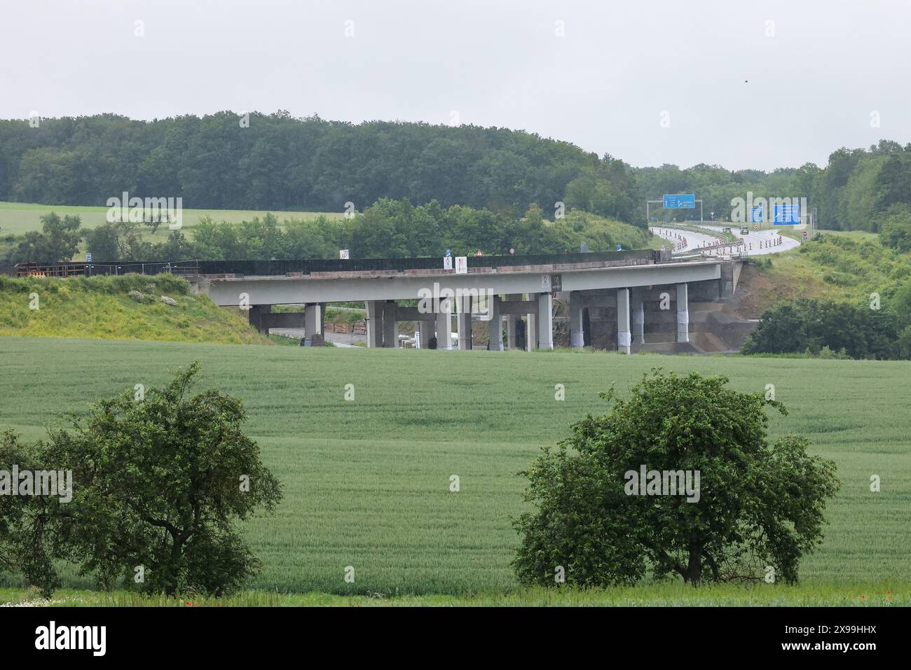 Werneck, Germany. 30th May, 2024. The old section of the Stettbach ...